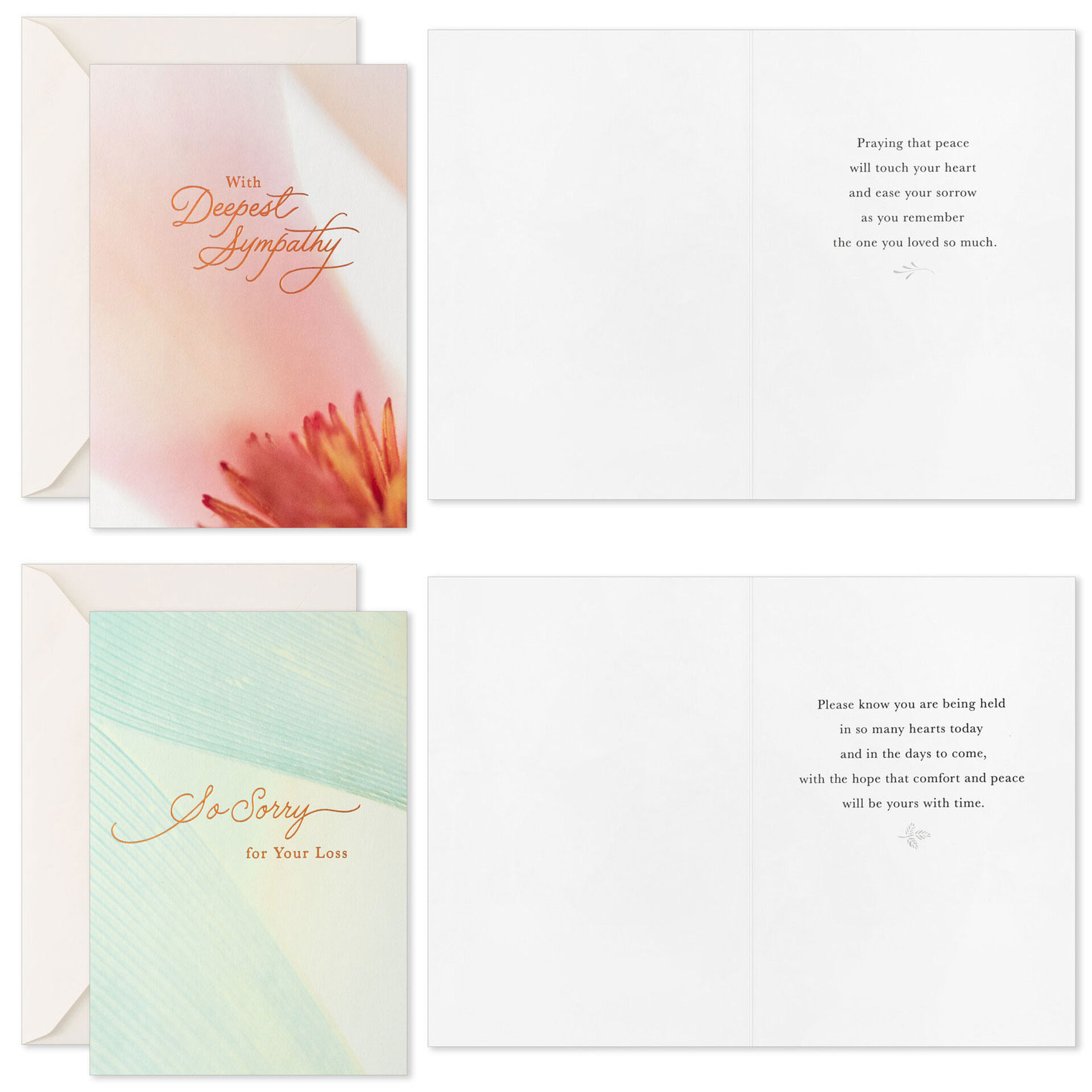 Peaceful Nature Assorted Sympathy Cards, Pack of 16 - Boxed Cards ...