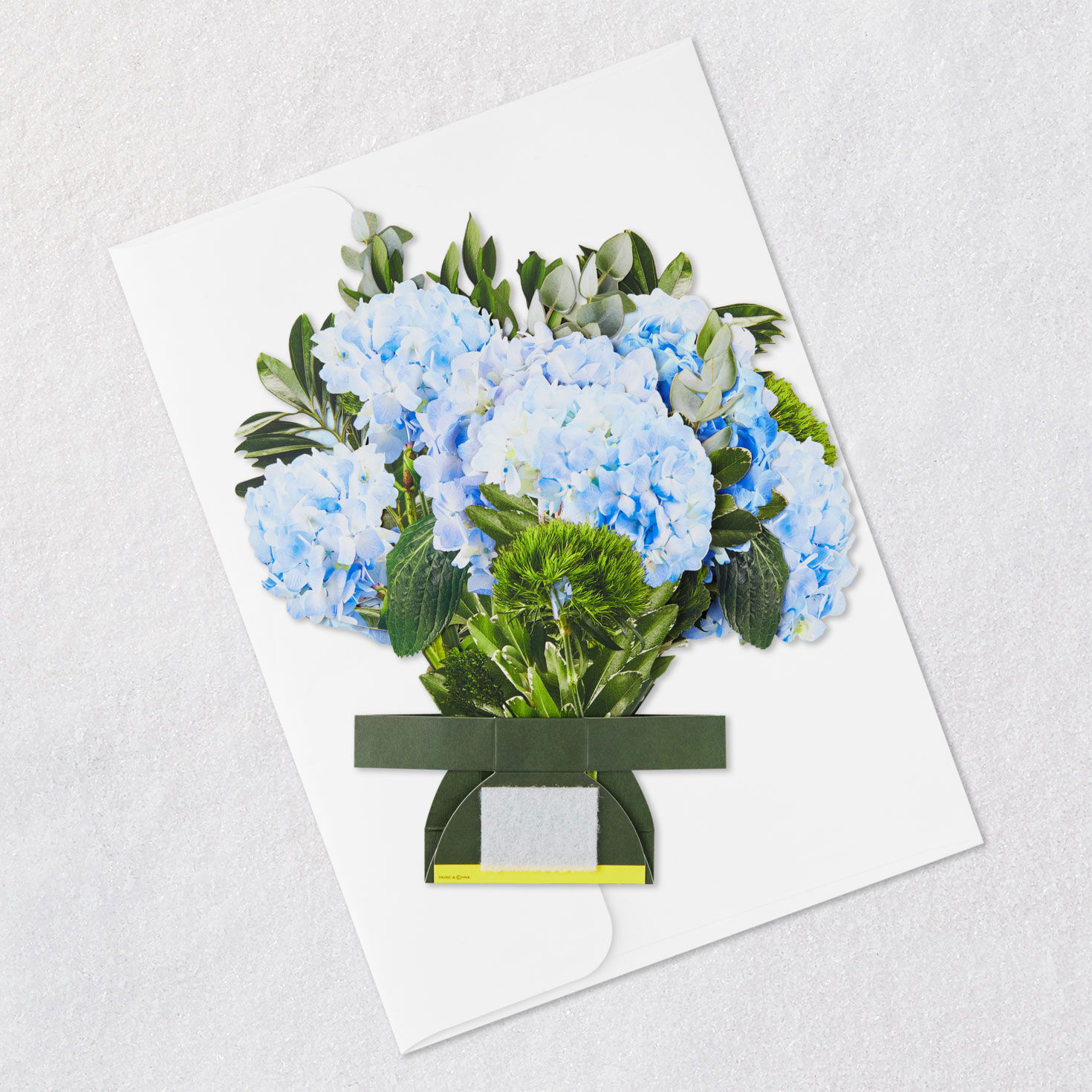 Build-a-Bouquet Blue Hydrangeas Pop-Up Paper Flowers - Greeting Cards ...