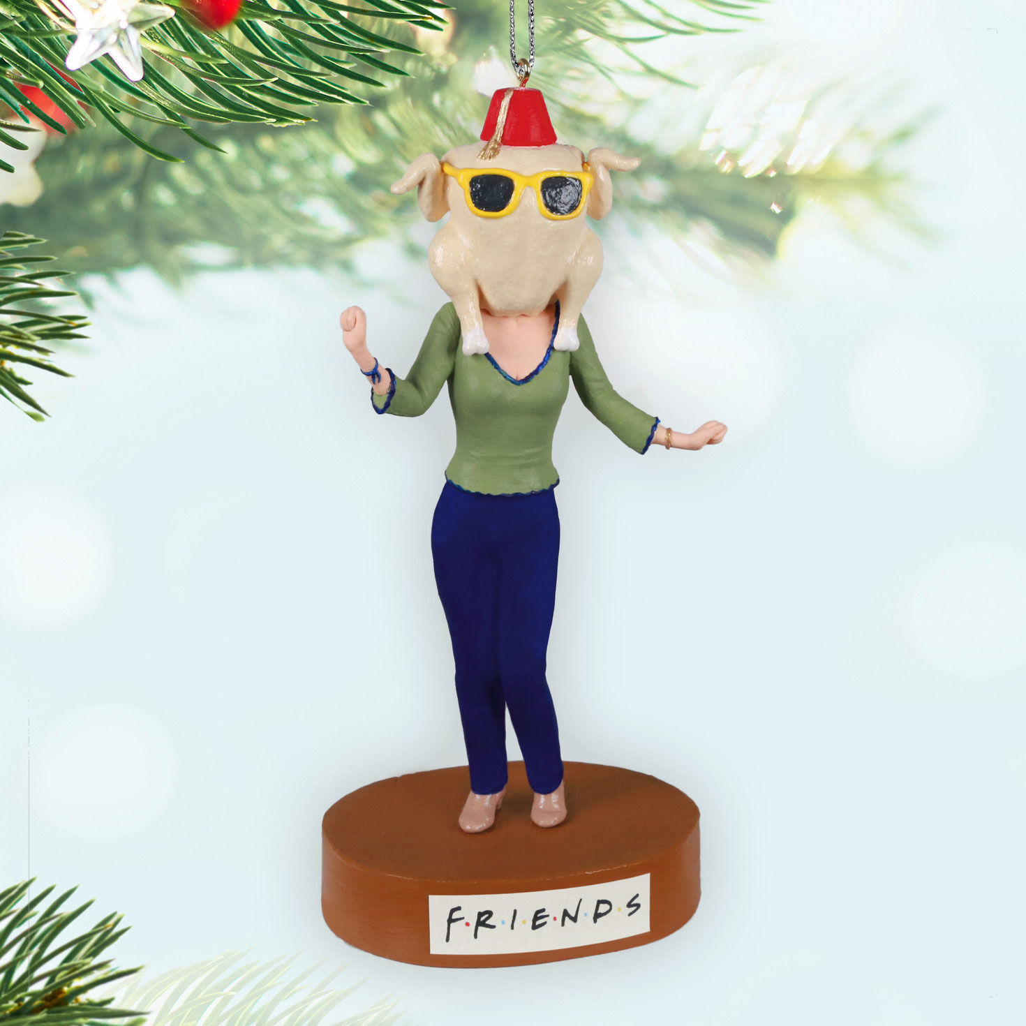 Friends The One With All the Thanksgivings Ornament With Sound ...