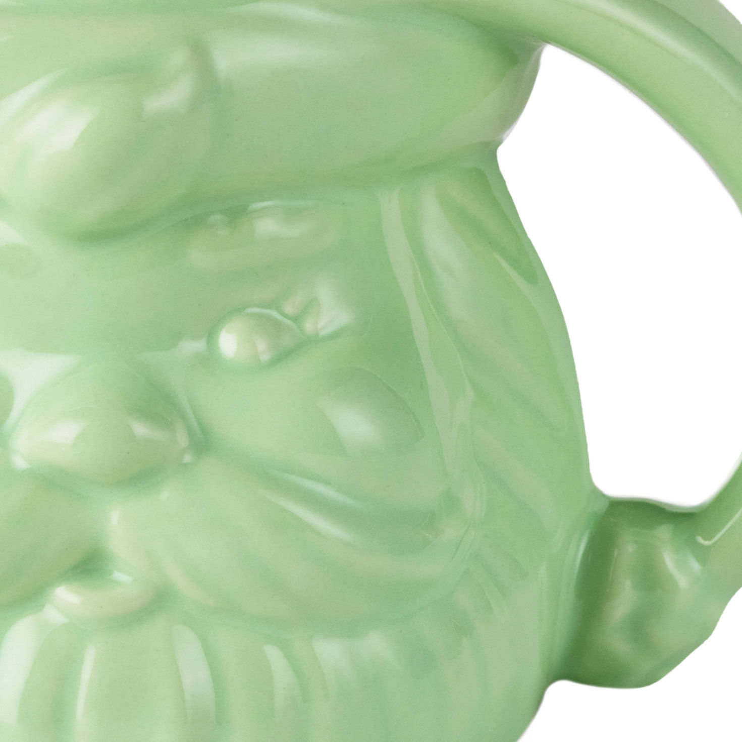 Mint Green Sculpted Santa Mug, 8 oz. - Mugs | Hallmark