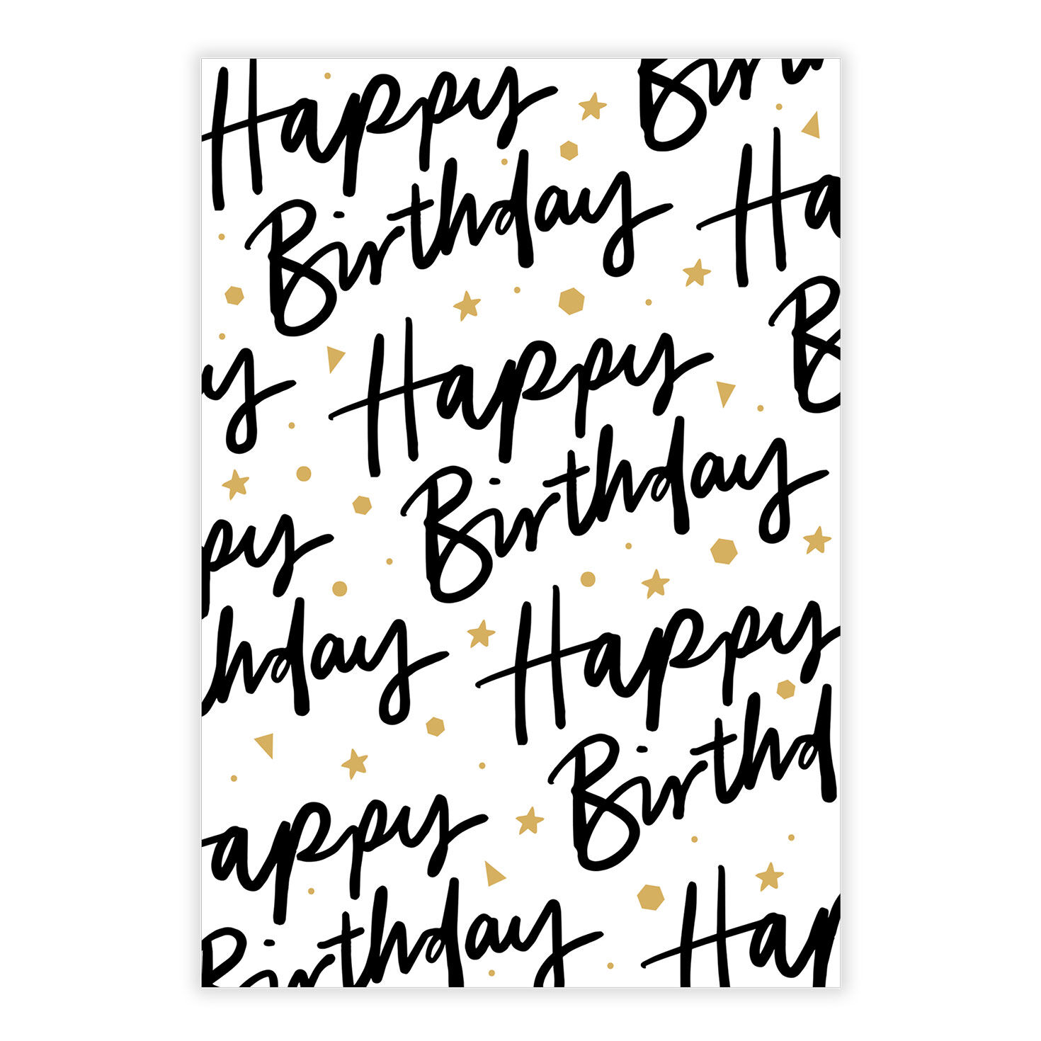 Hand Lettering and Stars Birthday eCard - eCards | Hallmark