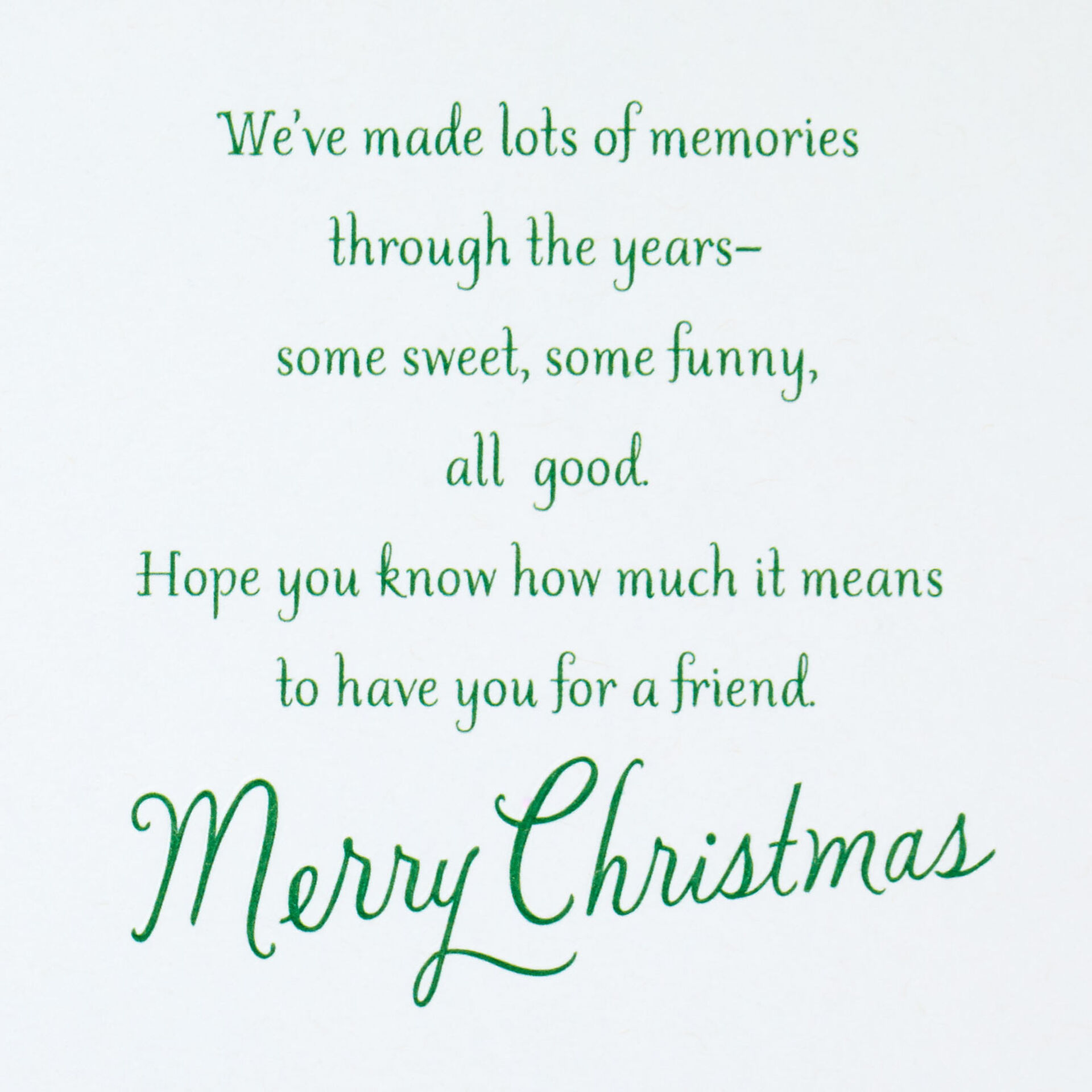Friends Make Life Merrier Christmas Card - Greeting Cards - Hallmark