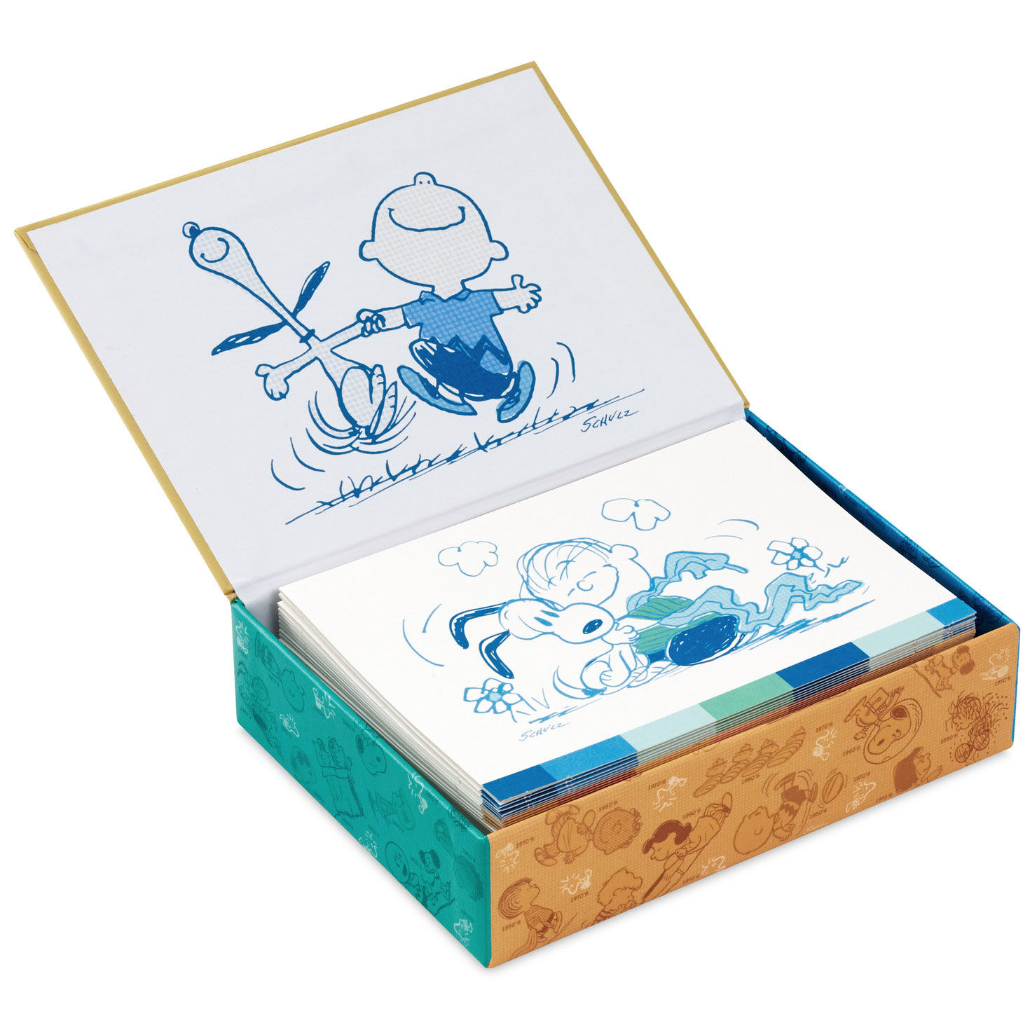 Peanuts® 75th Anniversary Classic Sketches Assorted Blank Note Cards ...