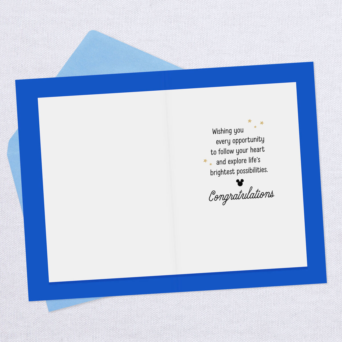 Disney Mickey Mouse Follow Your Heart Graduation Card - Greeting Cards ...