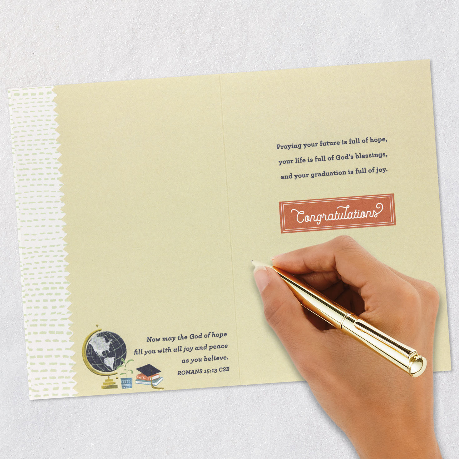 Praying Your Future Is Full of Hope Religious Graduation Card ...