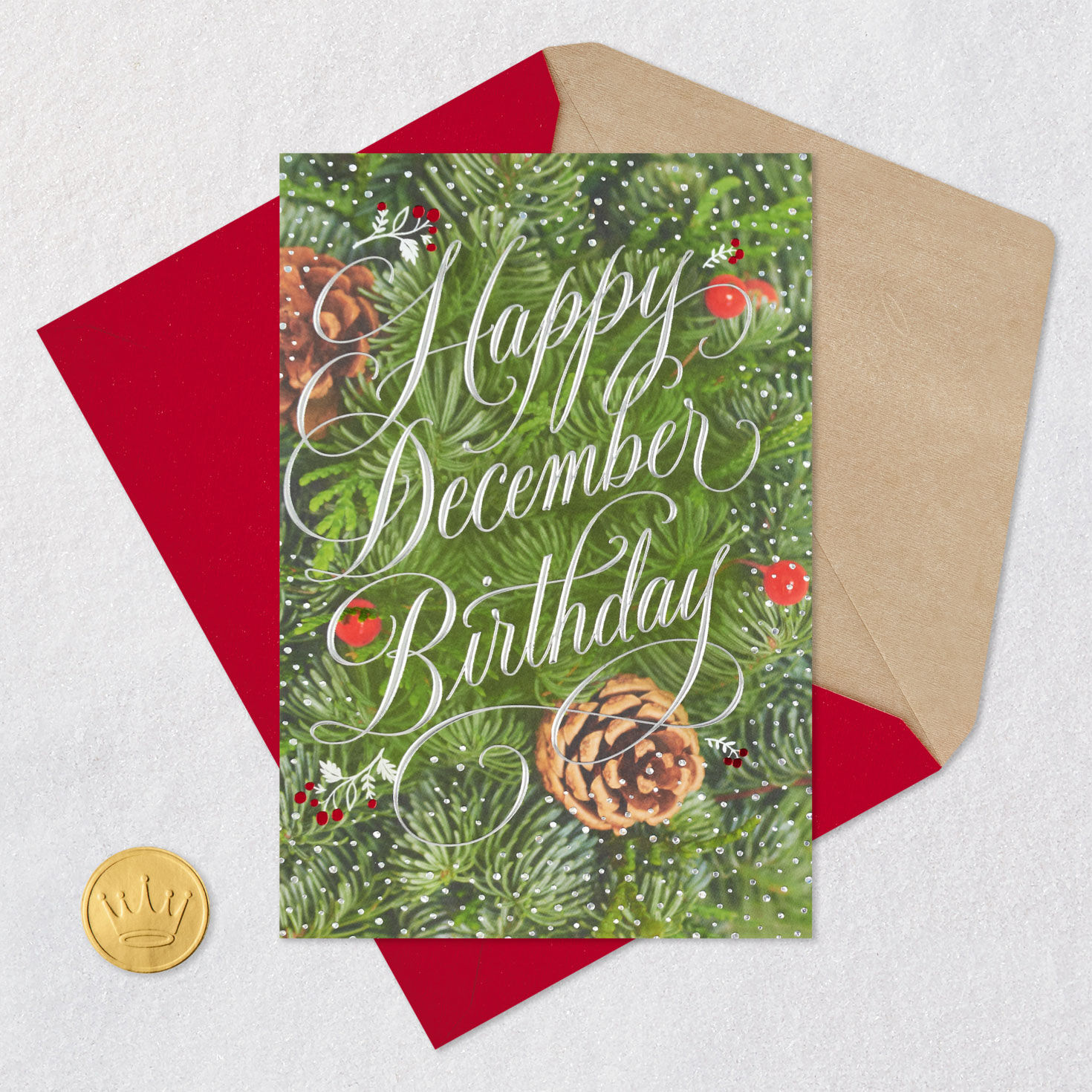 Celebrating the Season and You December Birthday Card - Greeting Cards ...