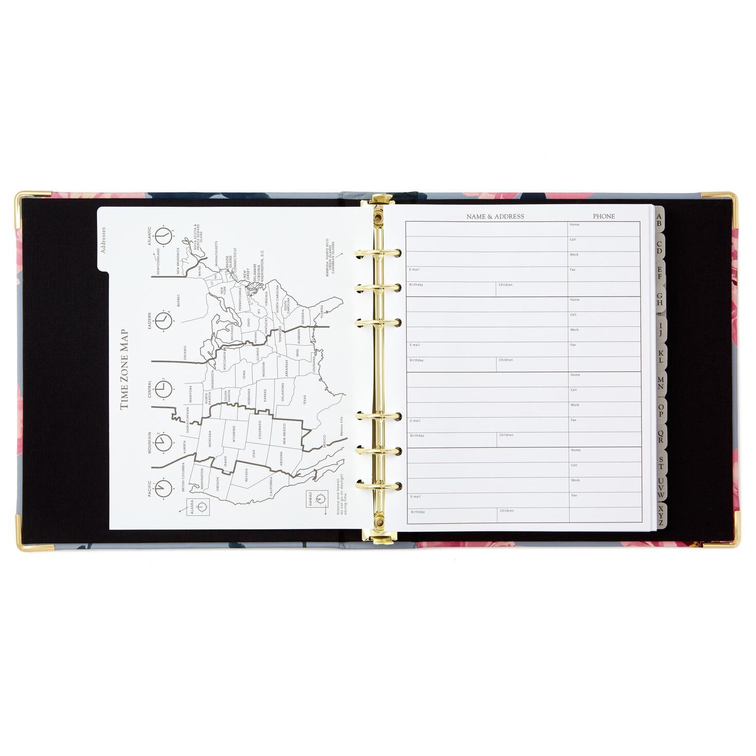 Pink Peonies on Gray Address Book - Address Books | Hallmark