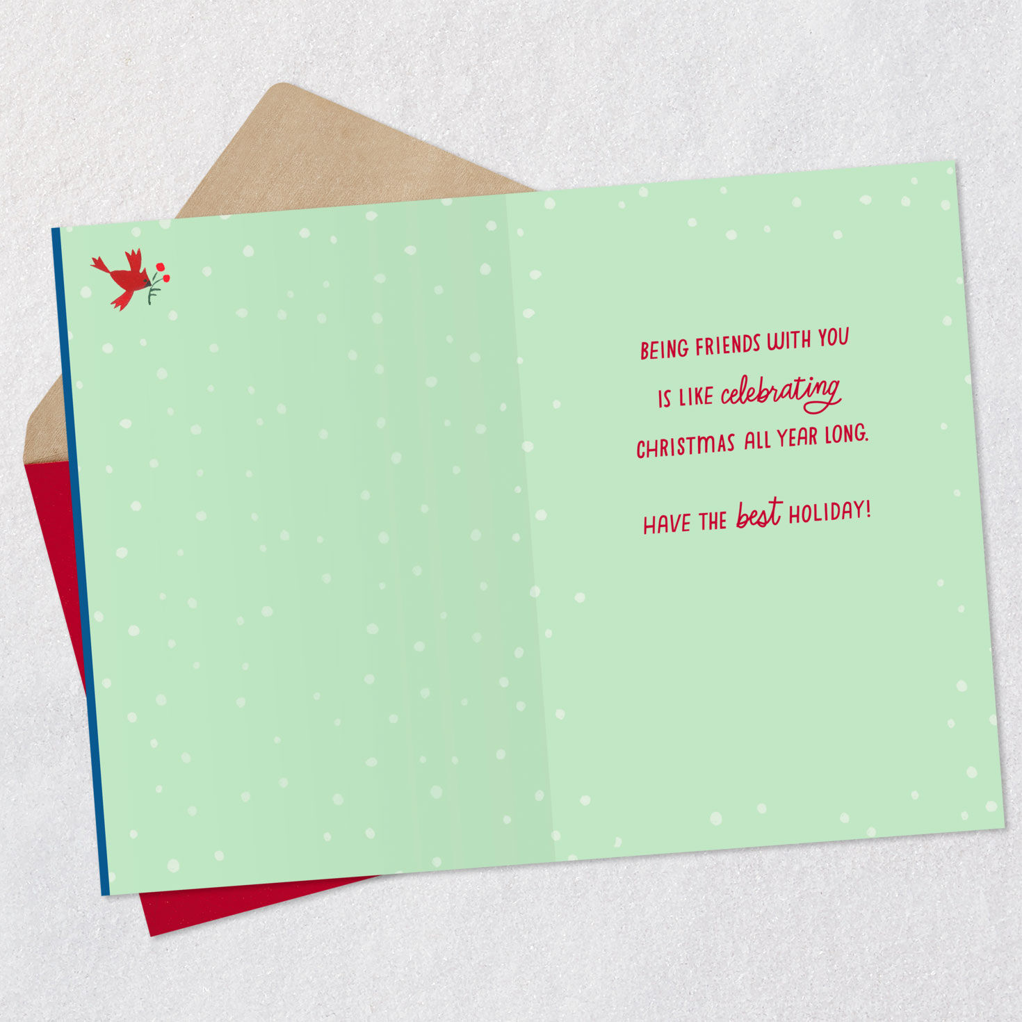 So Glad for a Friend Like You Christmas Card - Greeting Cards | Hallmark