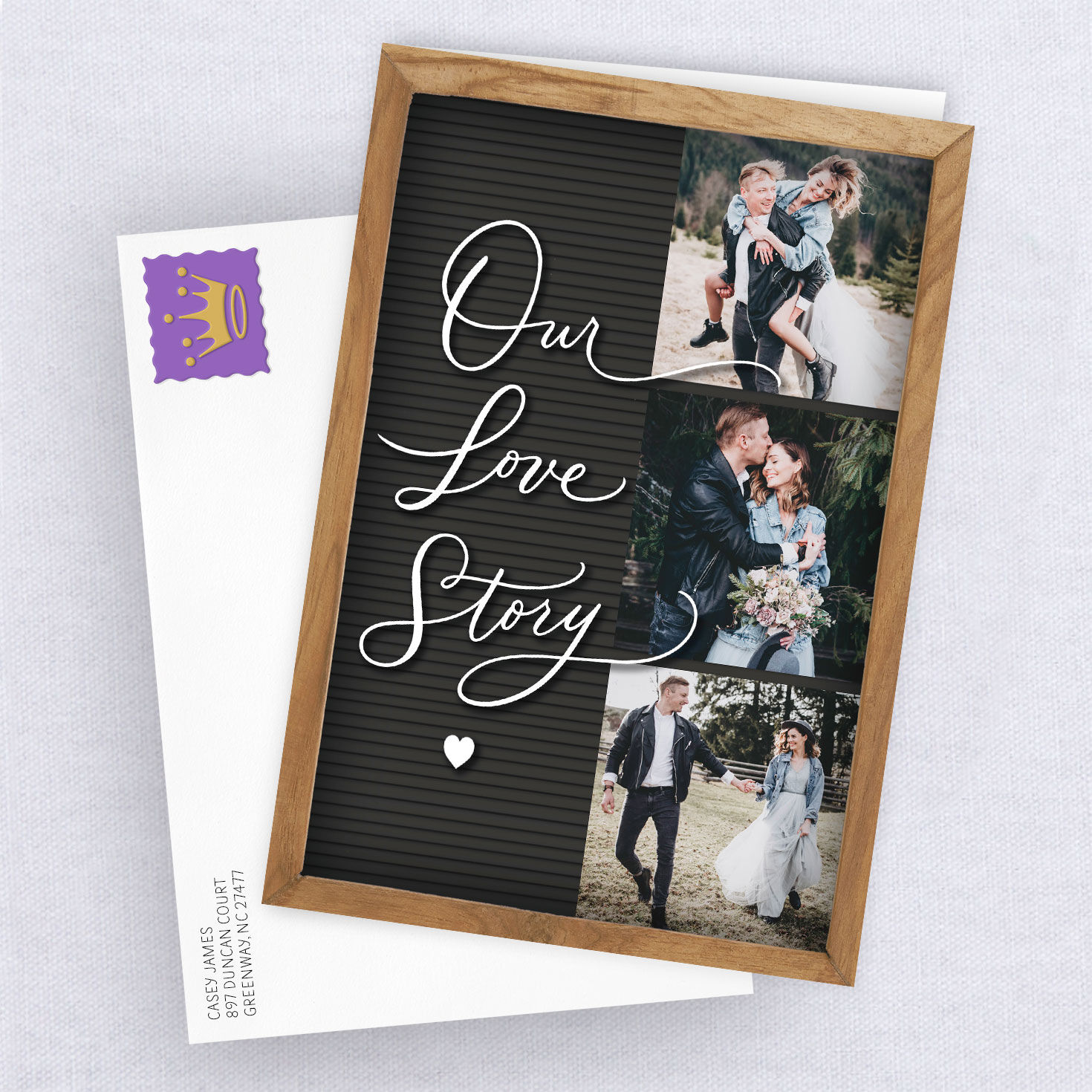 Our Love Story Letter Board eCard - eCards | Hallmark