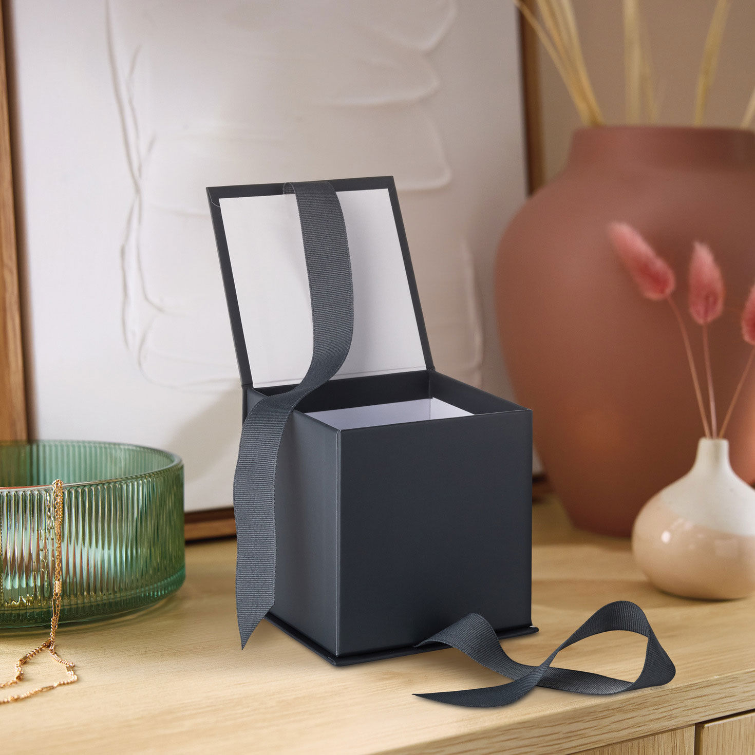 4.2" Solid Gray Small Square Gift Box - Gift Boxes | Hallmark