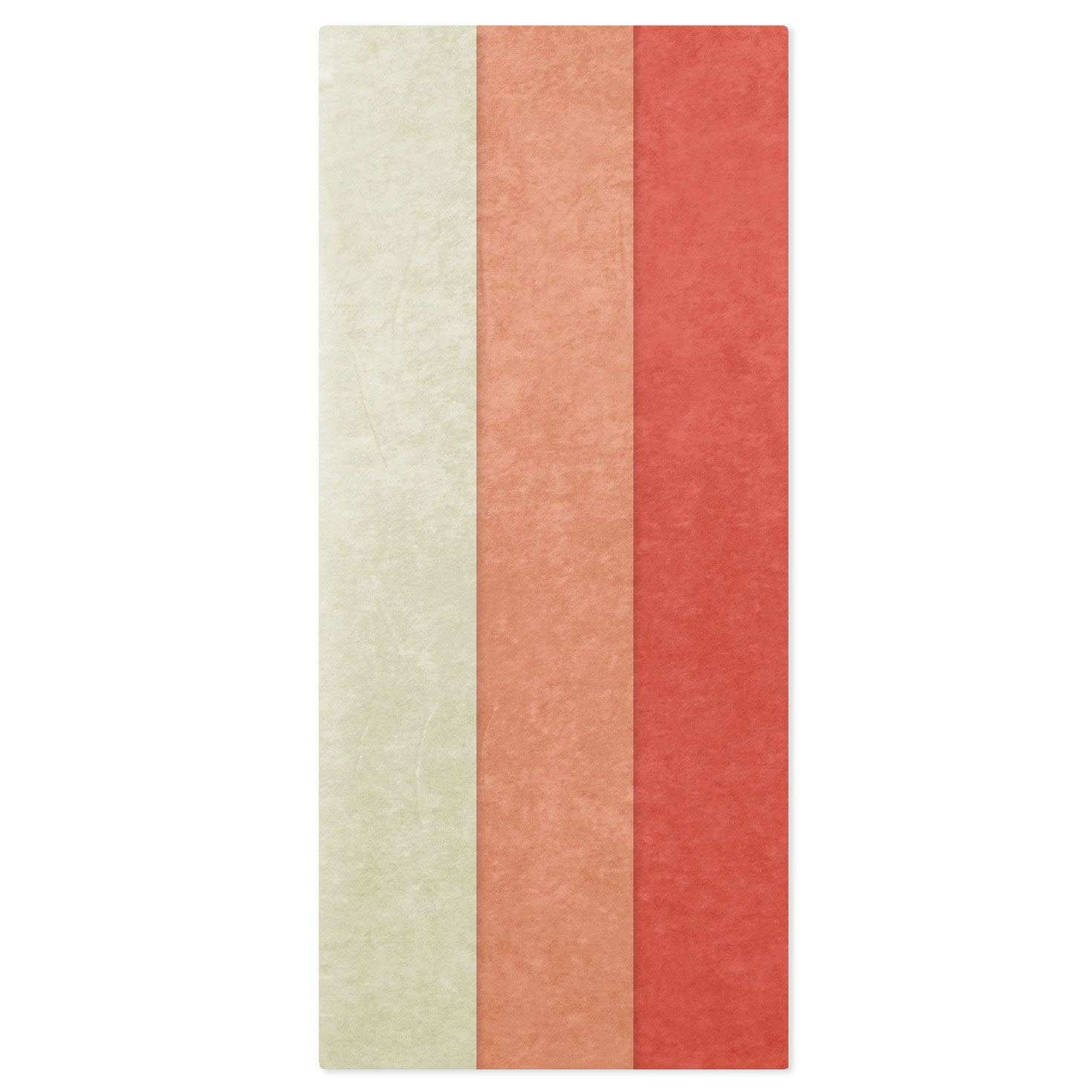 Solid Coral/Peach/Ivory 3-Pack Assortment Tissue Paper, 12 sheets ...