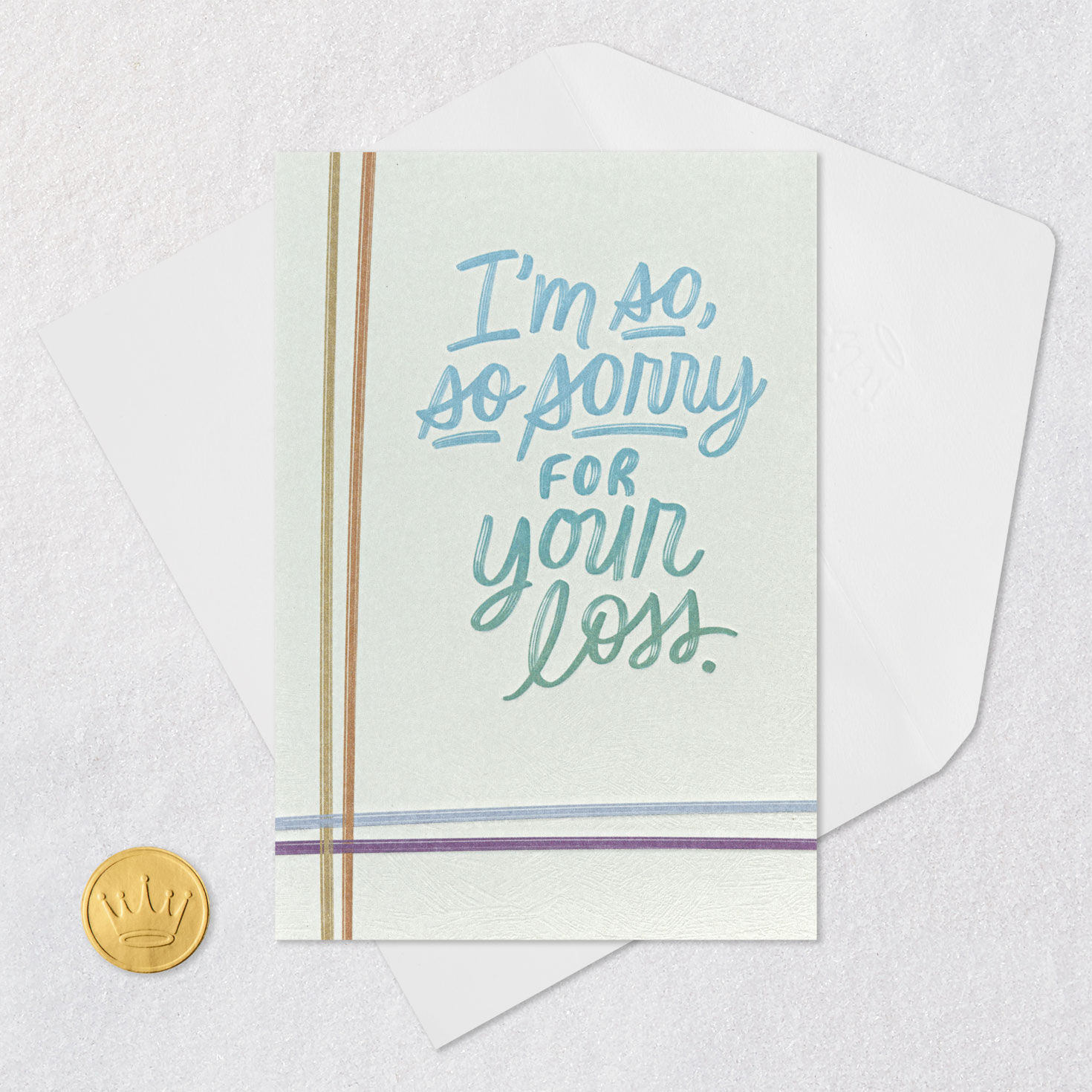 I'm So, So Sorry Sympathy Card - Greeting Cards | Hallmark
