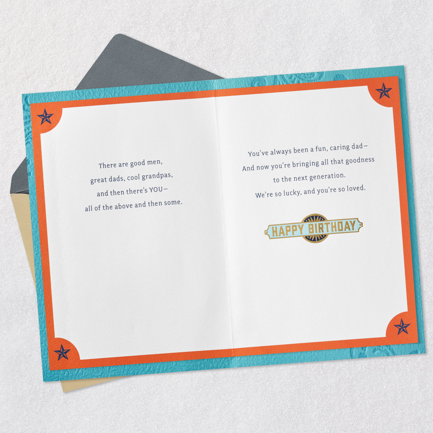 Good Men, Great Dads and Cool Grandpas Birthday Card - Greeting Cards ...
