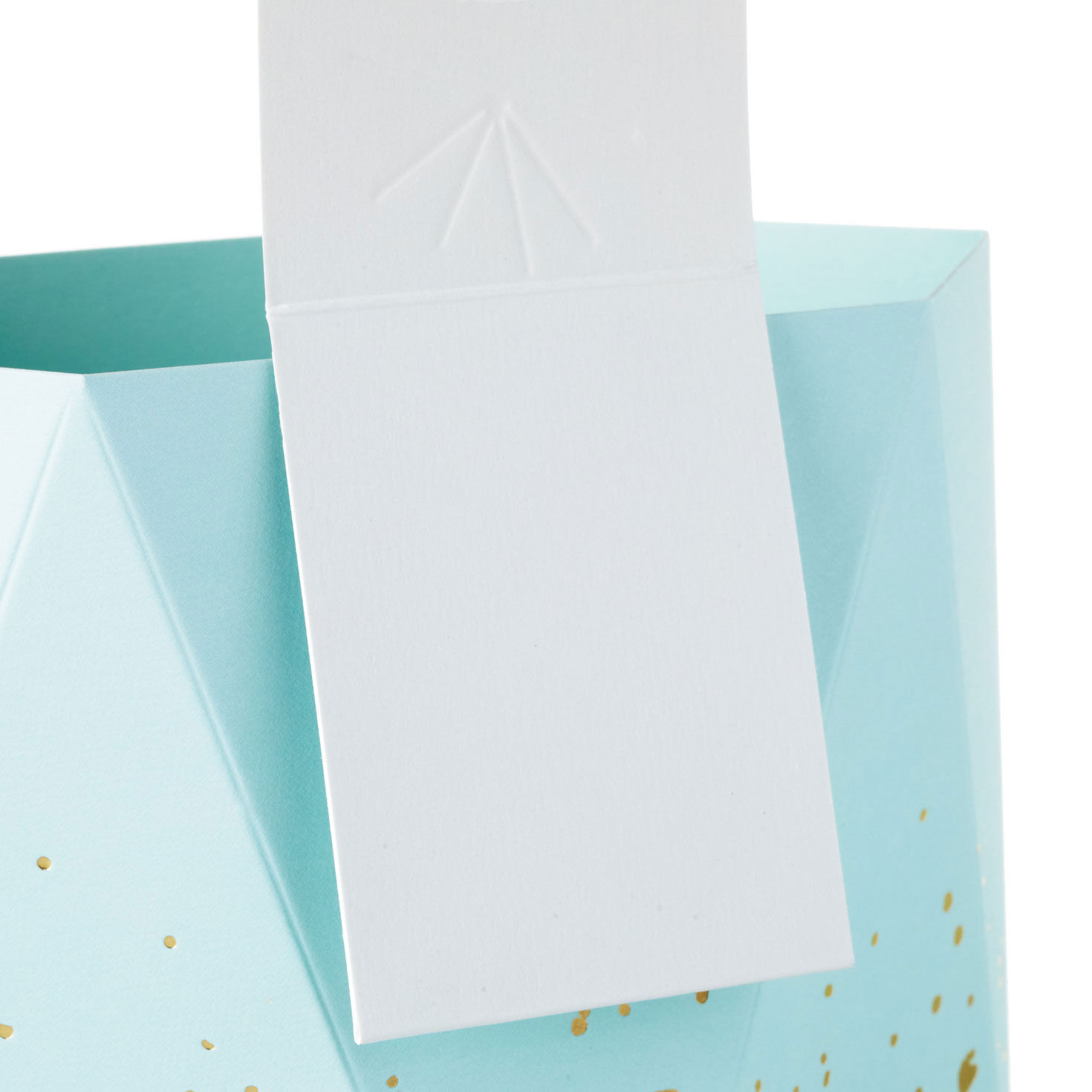 Build-a-Bouquet Celebrate Turquoise Blue Pop-Up Paper Vase With Mini ...