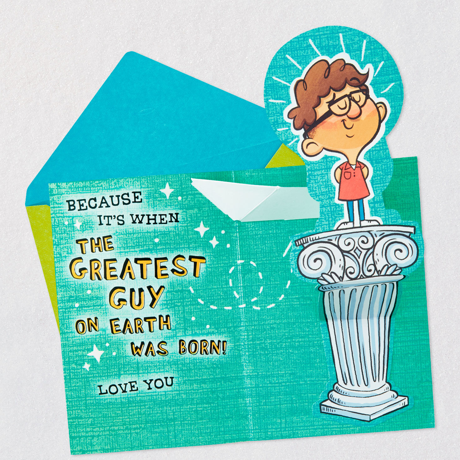 Love This Day and You Funny Pop-Up Birthday Card for Him - Greeting ...