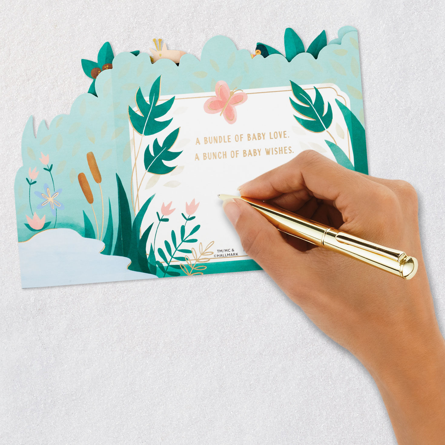 Welcome Baby Jungle Animals 3D Pop-Up New Baby Card - Greeting Cards ...