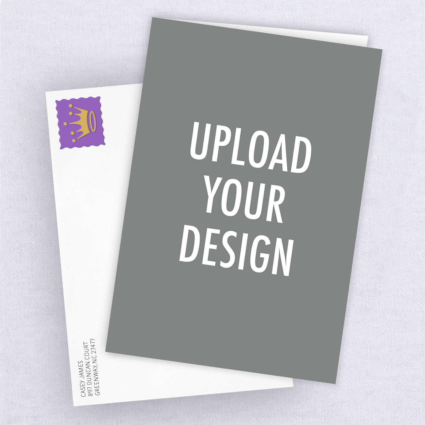 Personalized Create Your Own Photo Card, 5x7 Vertical - Greeting Cards ...