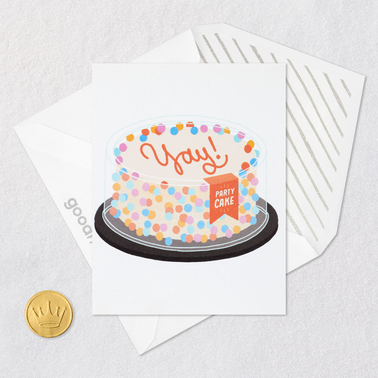 Yay Party Cake Celebration Card - Greeting Cards | Hallmark