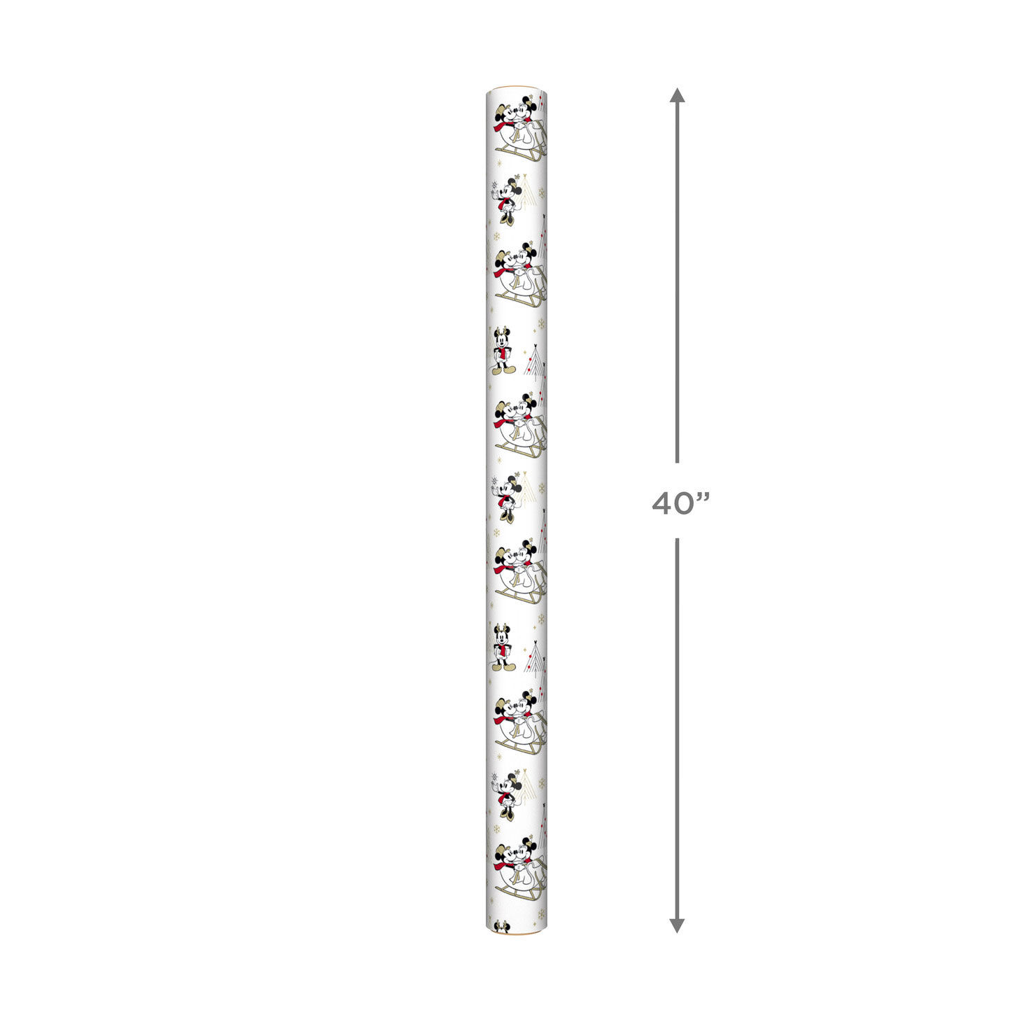 Disney Mickey & Minnie With Pluto Christmas Wrapping Paper, 70 sq. ft ...