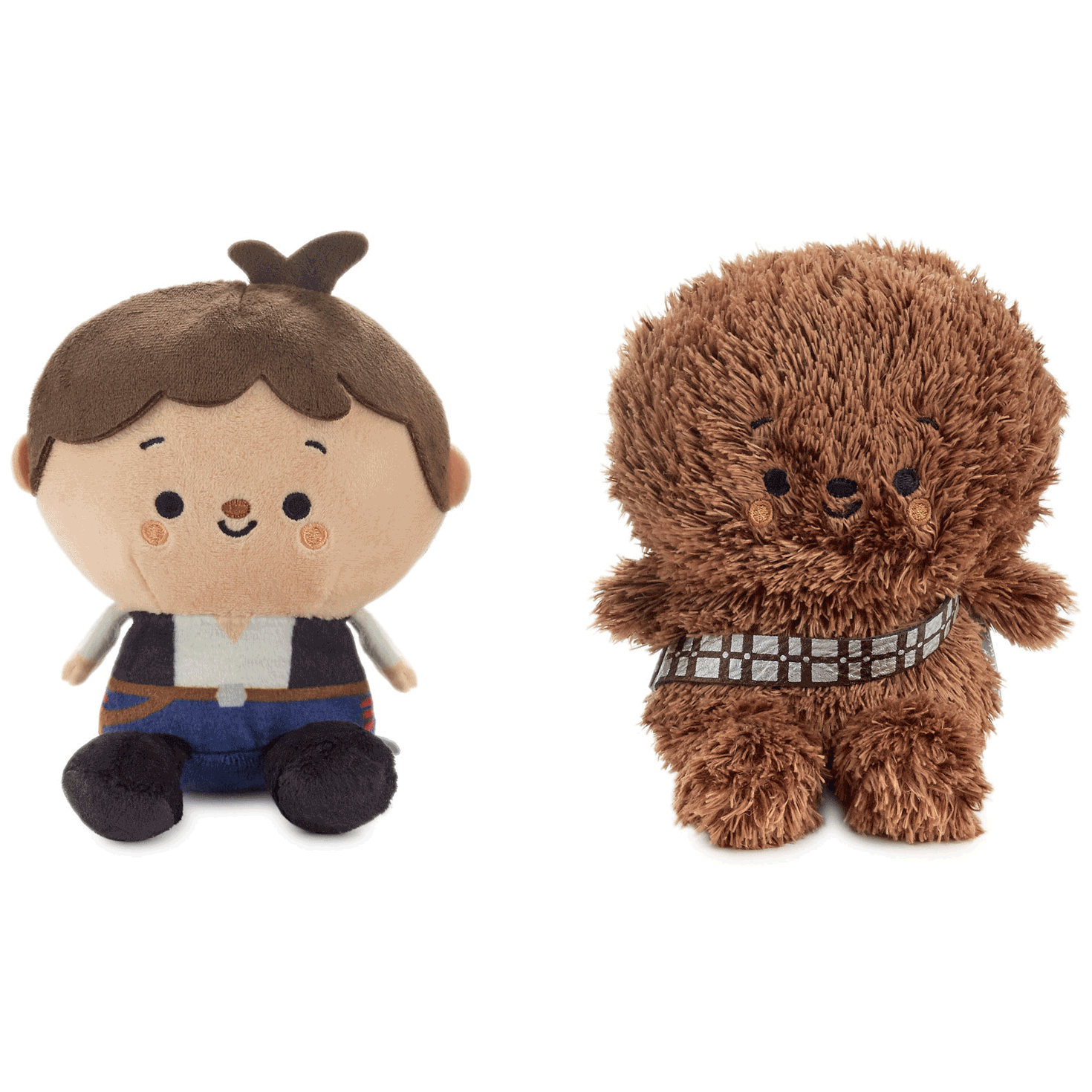 Better Together Star Wars™ Han Solo™ and Chewbacca™ Magnetic Plush Pair ...
