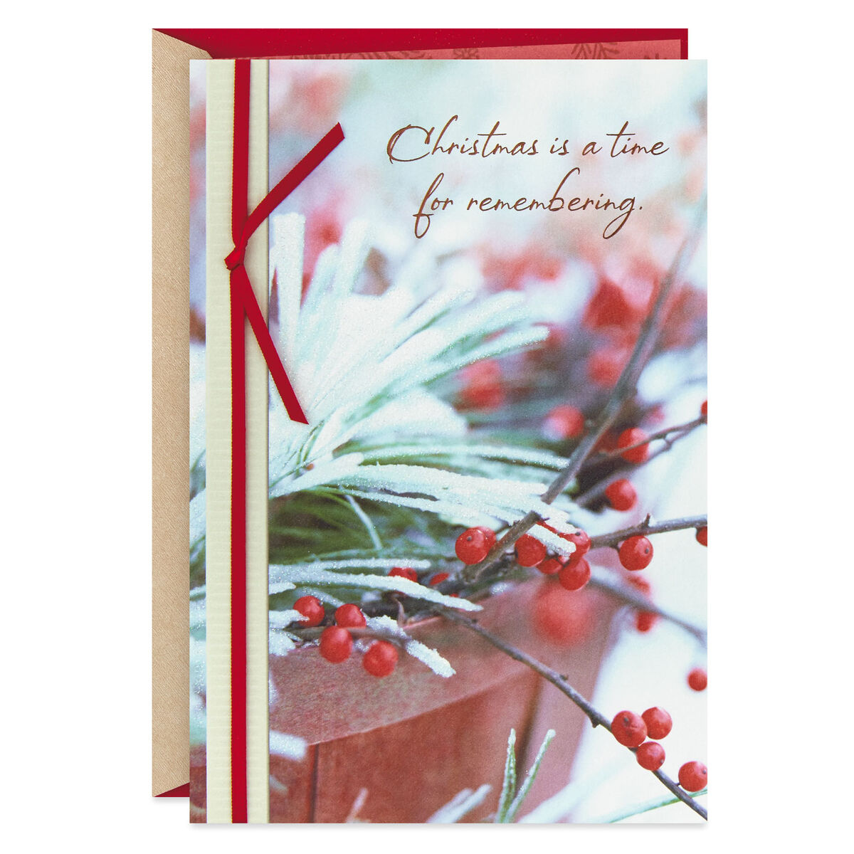 A Time for Remembering Christmas Sympathy Card - Greeting Cards - Hallmark