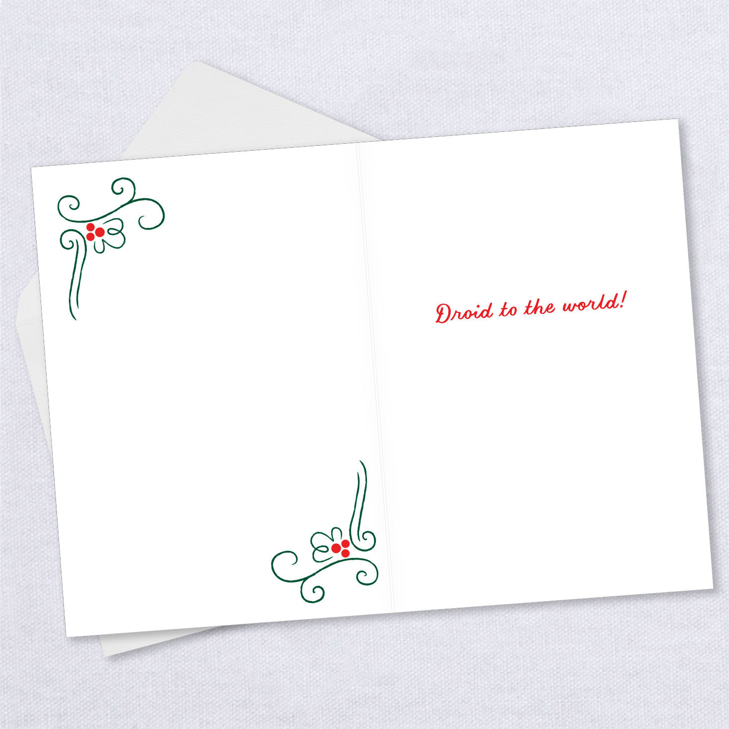 Personalized Star Wars™ R2-D2™ Christmas Card - Greeting Cards | Hallmark