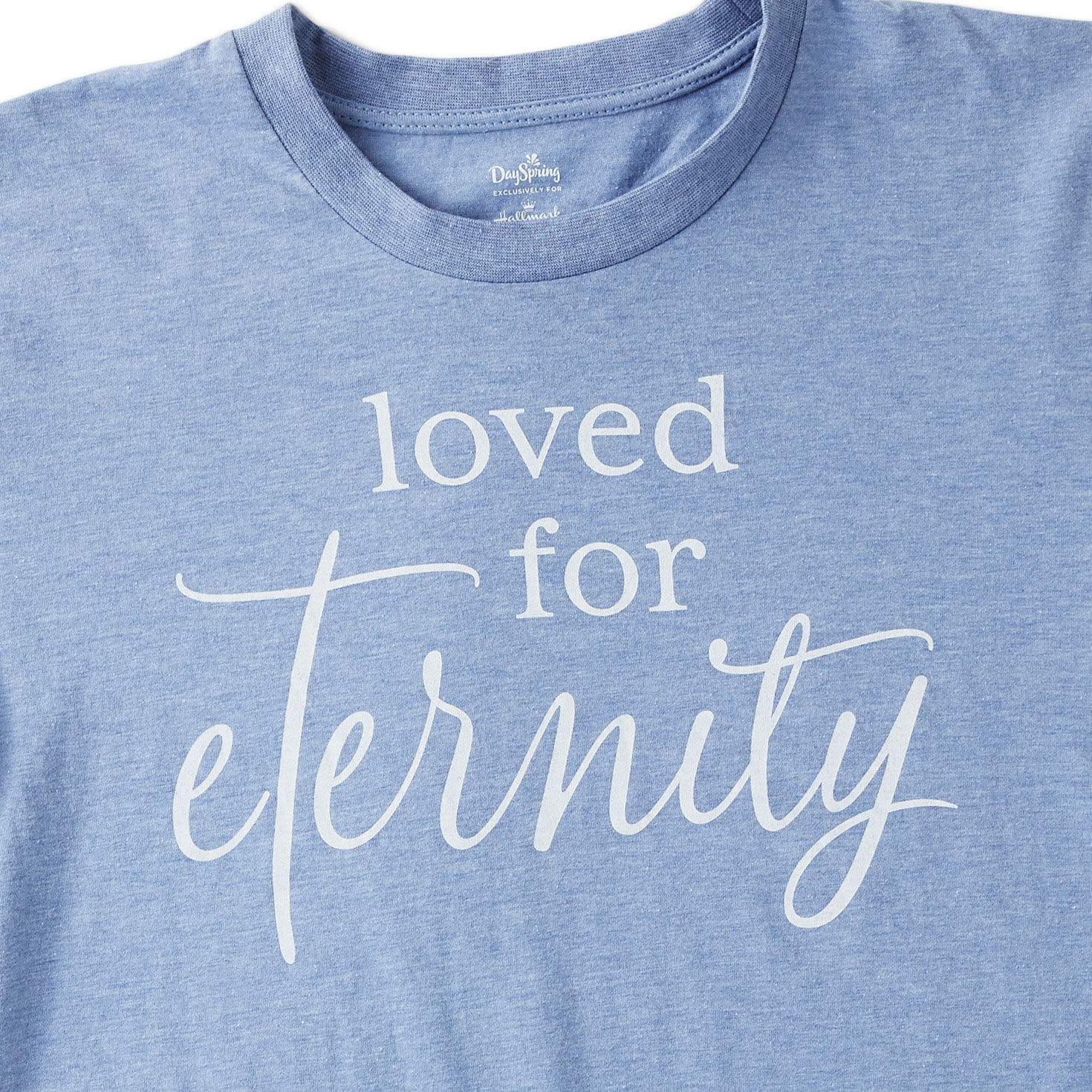 DaySpring Loved for Eternity Heather Slate T-Shirt - Shirts & Clothing ...