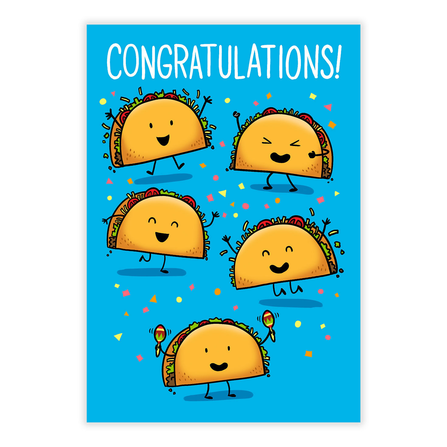 Party Tacos Funny Custom Congratulations Card - Greeting Cards | Hallmark