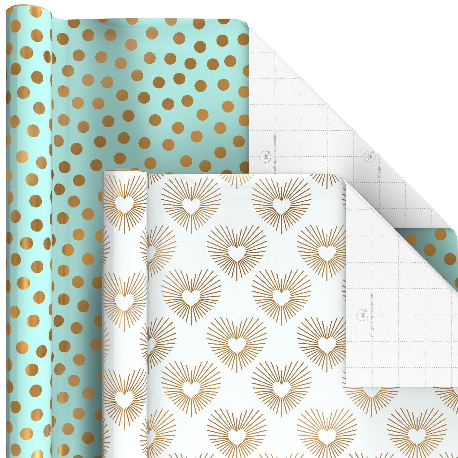 Fun and Flirty 6-Pack Wrapping Paper Assortment, 180 sq. ft. - Wrapping ...