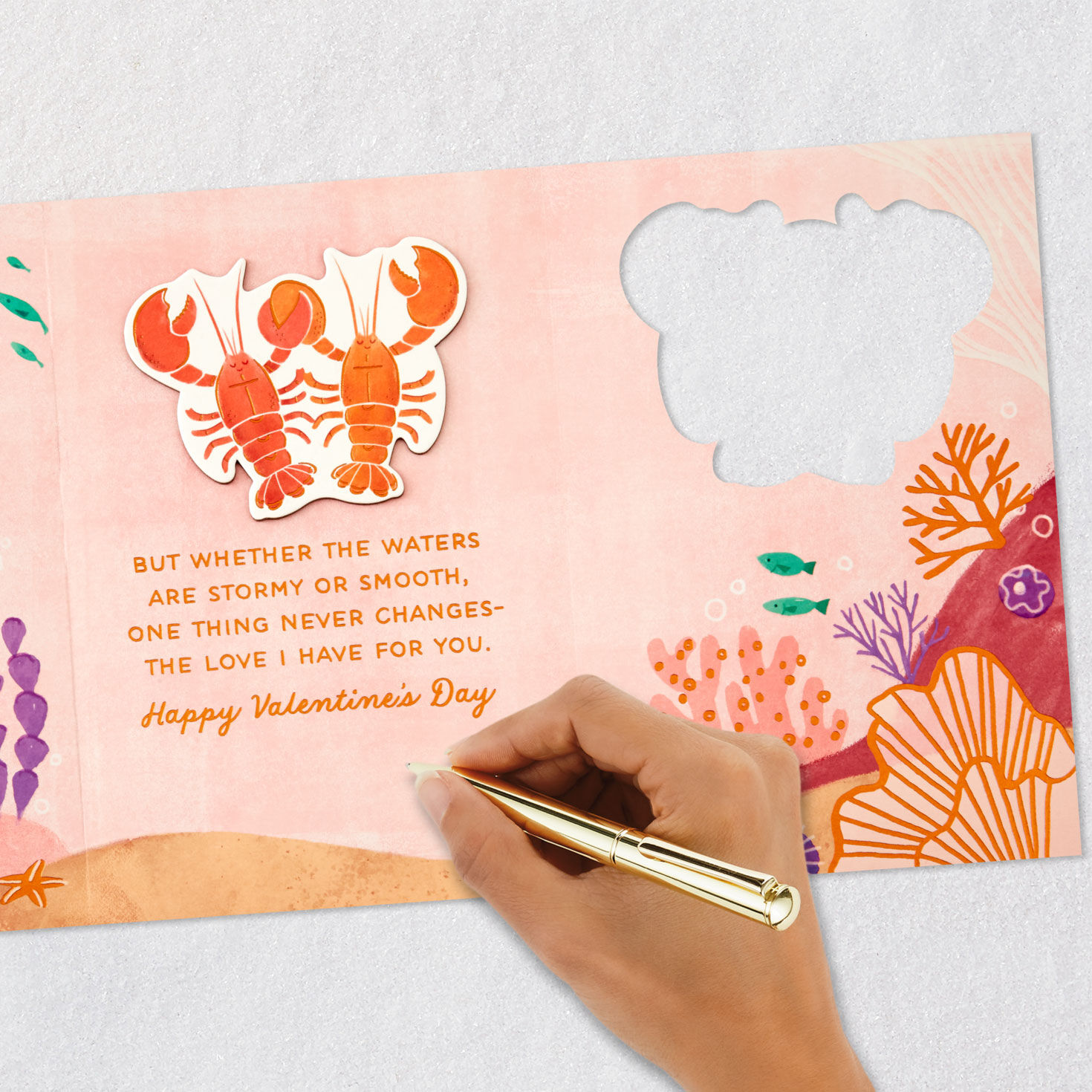 You're the One for Me Lobsters Romantic Valentine's Day Card - Greeting ...