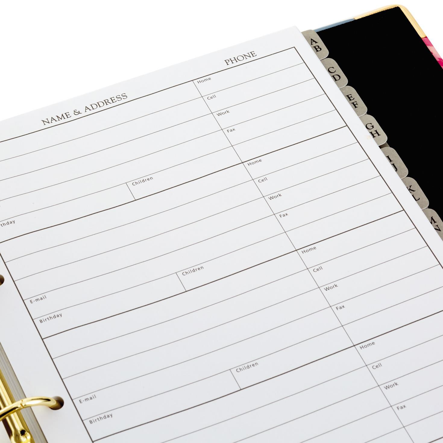 Pink Peonies on Gray Address Book - Address Books | Hallmark