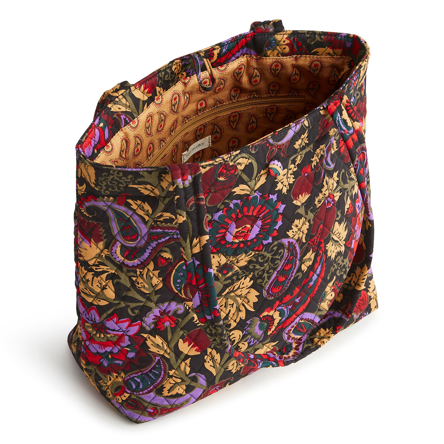 Vera Bradley Small Original Tote in Midnight Garden Paisley - Handbags ...
