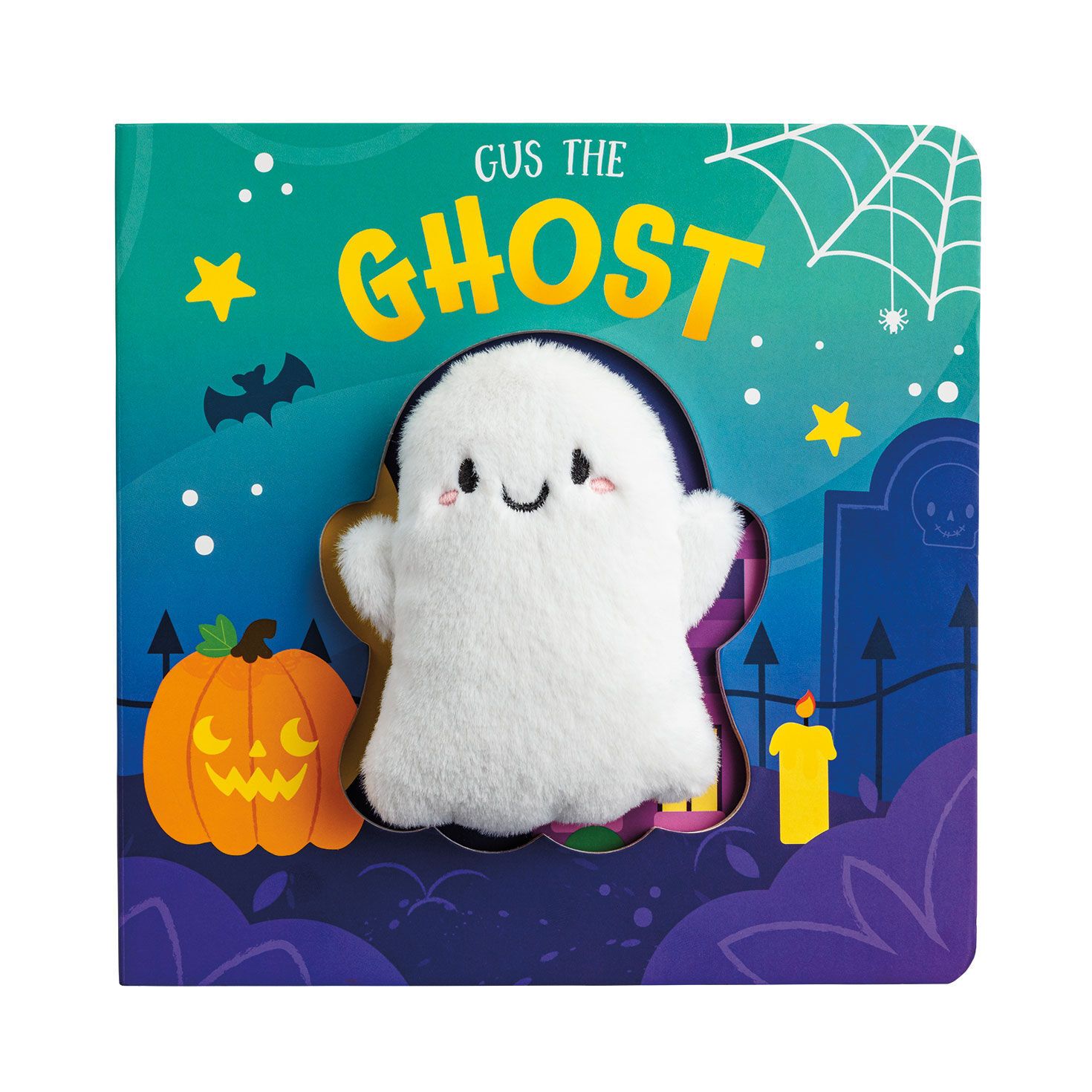 Mud Pie Gus the Ghost Plush Halloween Board Book - Cloth & Board Books ...