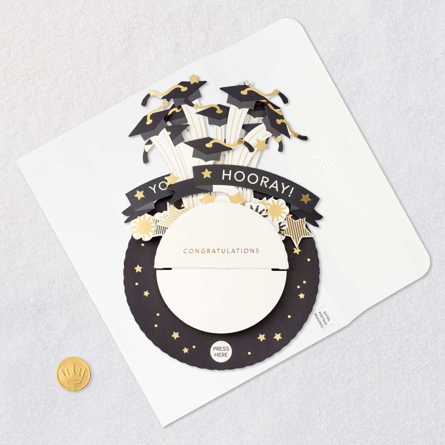 You Did It Musical 3D Pop-Up Graduation Card With Motion - Greeting ...