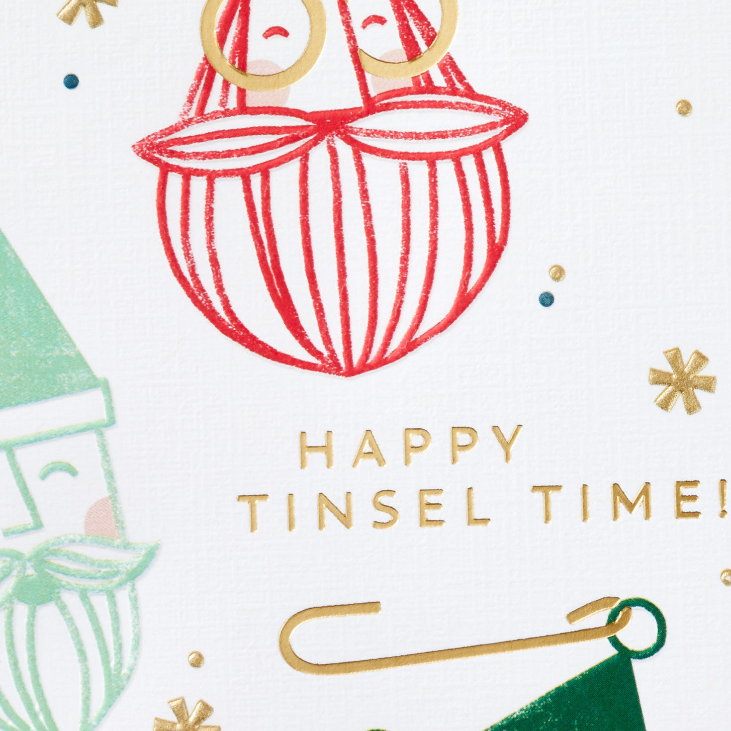 Happy Tinsel Time Christmas Card - Greeting Cards | Hallmark