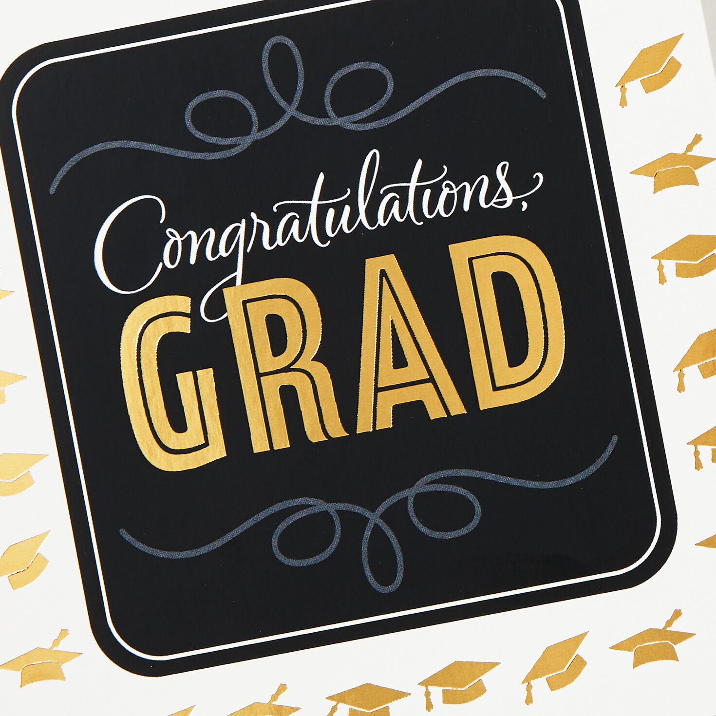 Assorted Black, White and Gold Graduation Cards, Pack of 12 - Boxed ...
