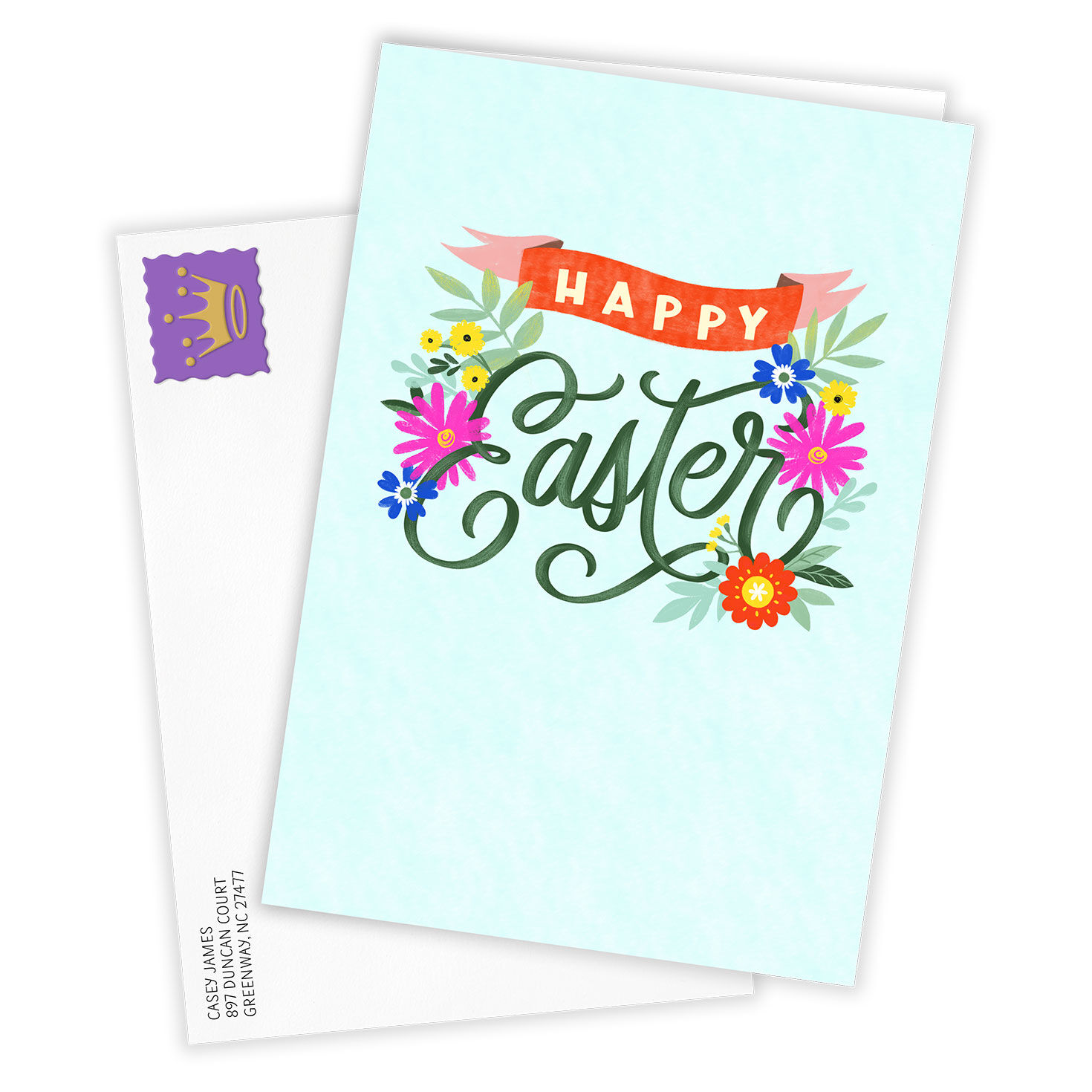 Wishing You Hope and Happiness Custom Easter Card - Greeting Cards ...
