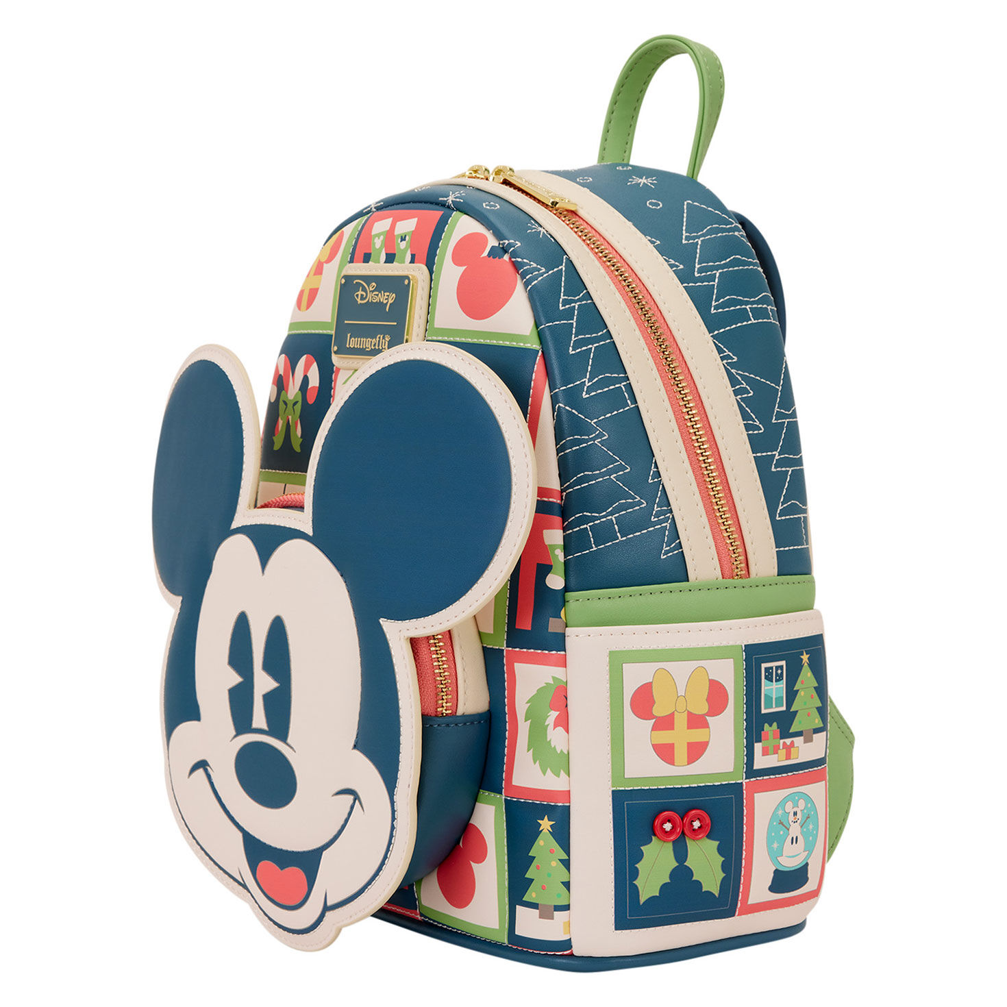 Loungefly Disney Mickey Mouse Holiday Mini Backpack - Handbags & Purses ...