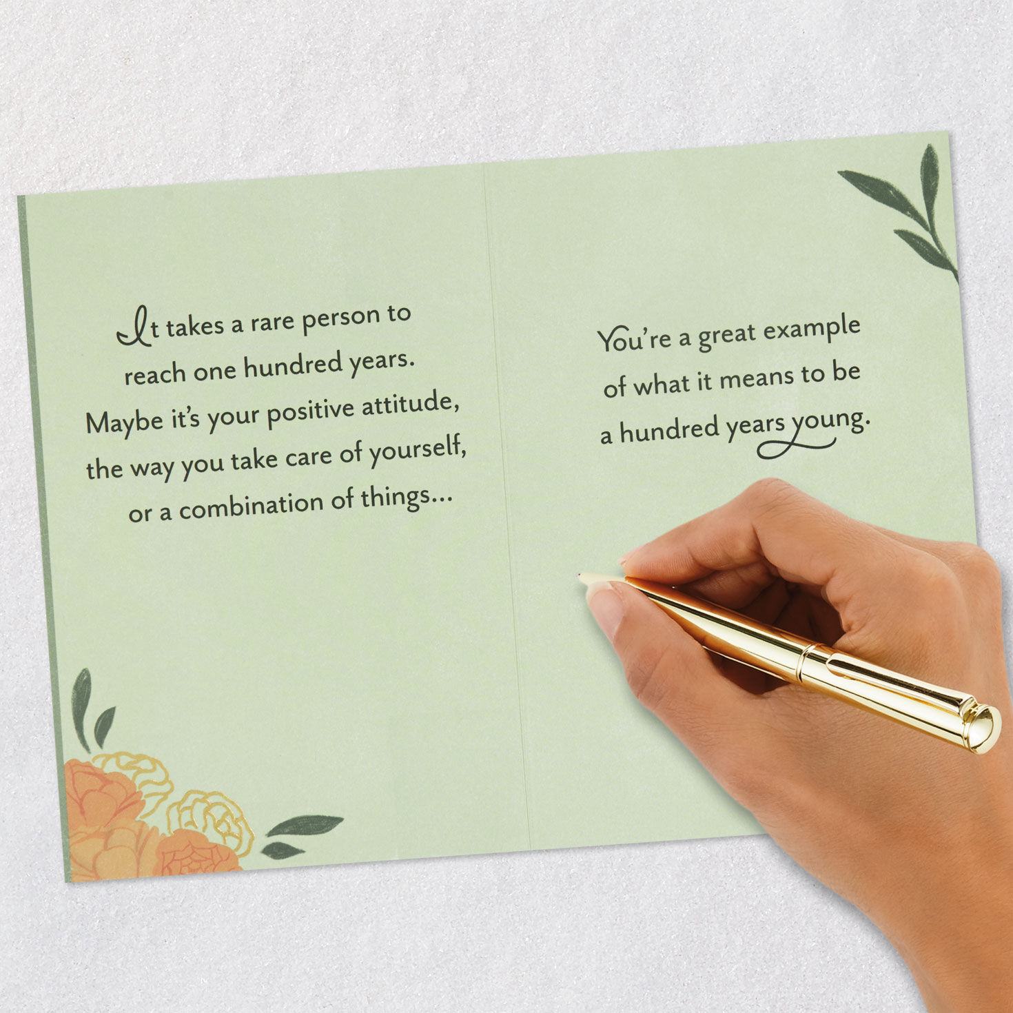 A Great Example of 100 Years Young 100th Birthday Card - Greeting Cards ...