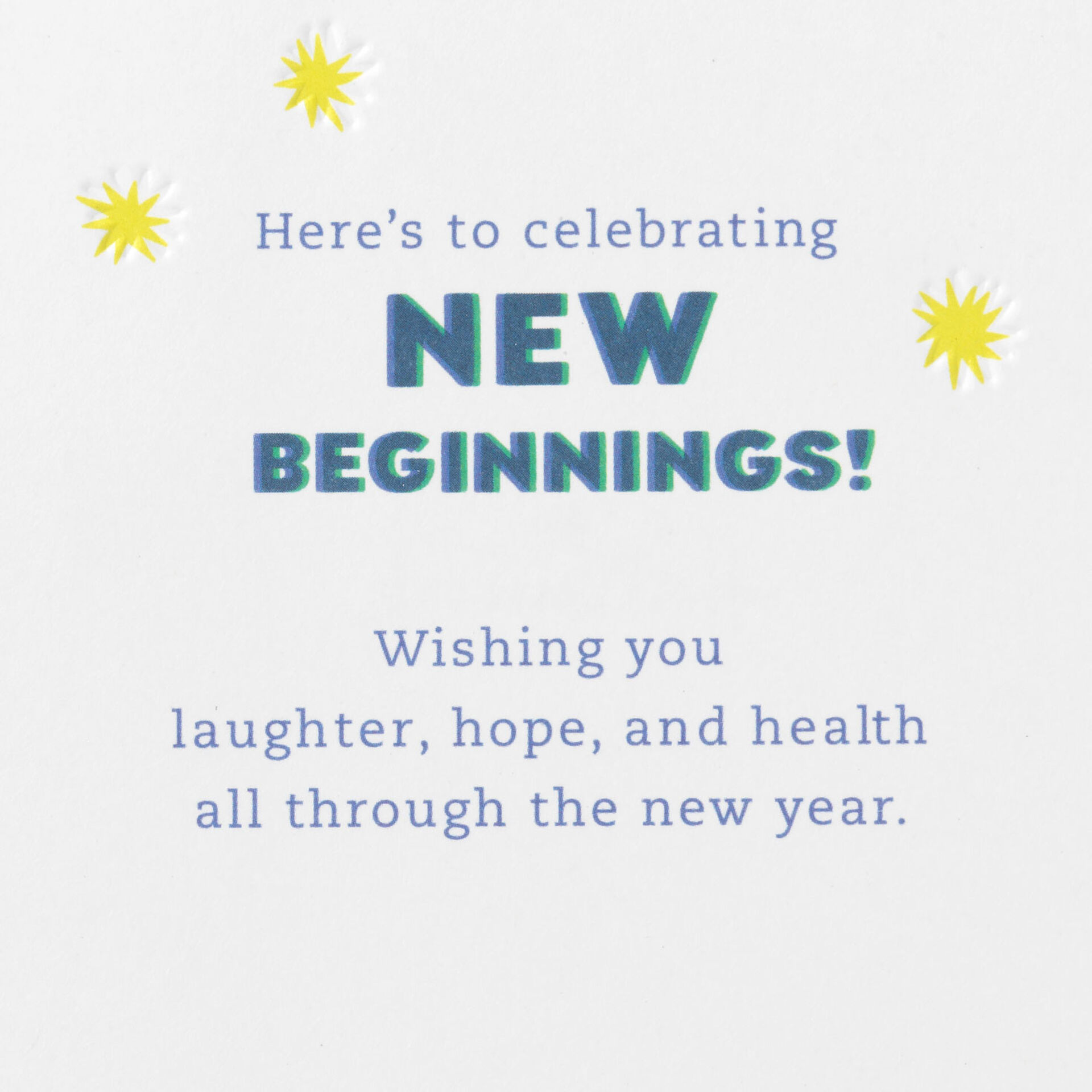 Celebrating New Beginnings 2023 New Year Card - Greeting Cards - Hallmark