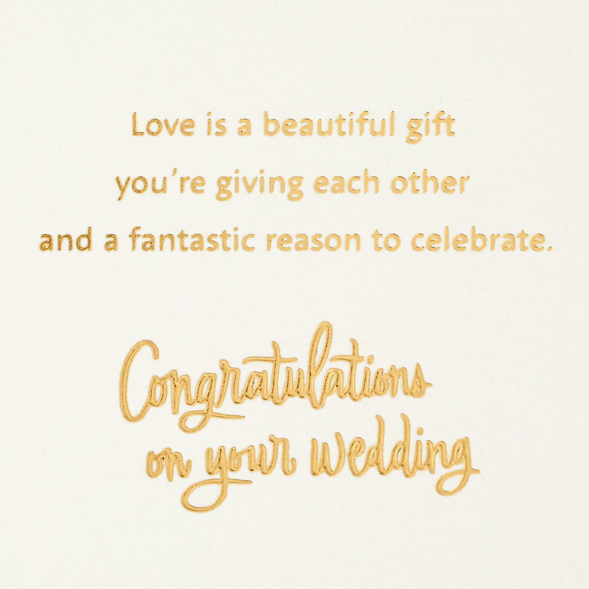 Love Is a Gift Wedding Card for Son and Daughter-in-Law - Greeting ...