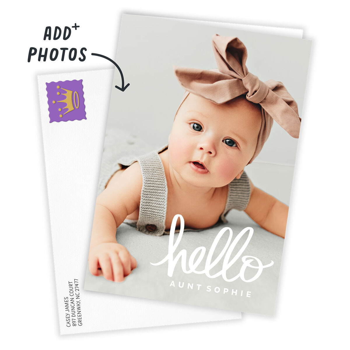 Personalized Hello Photo Card - Greeting Cards - Hallmark