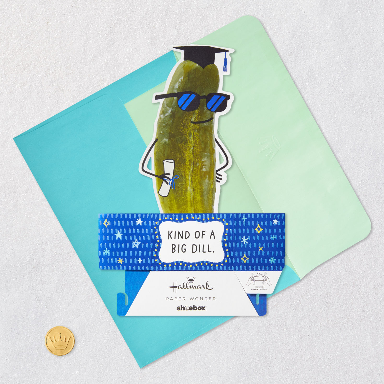 You're Kind of a Big Dill Funny 3D Pop-Up Graduation Card - Greeting ...