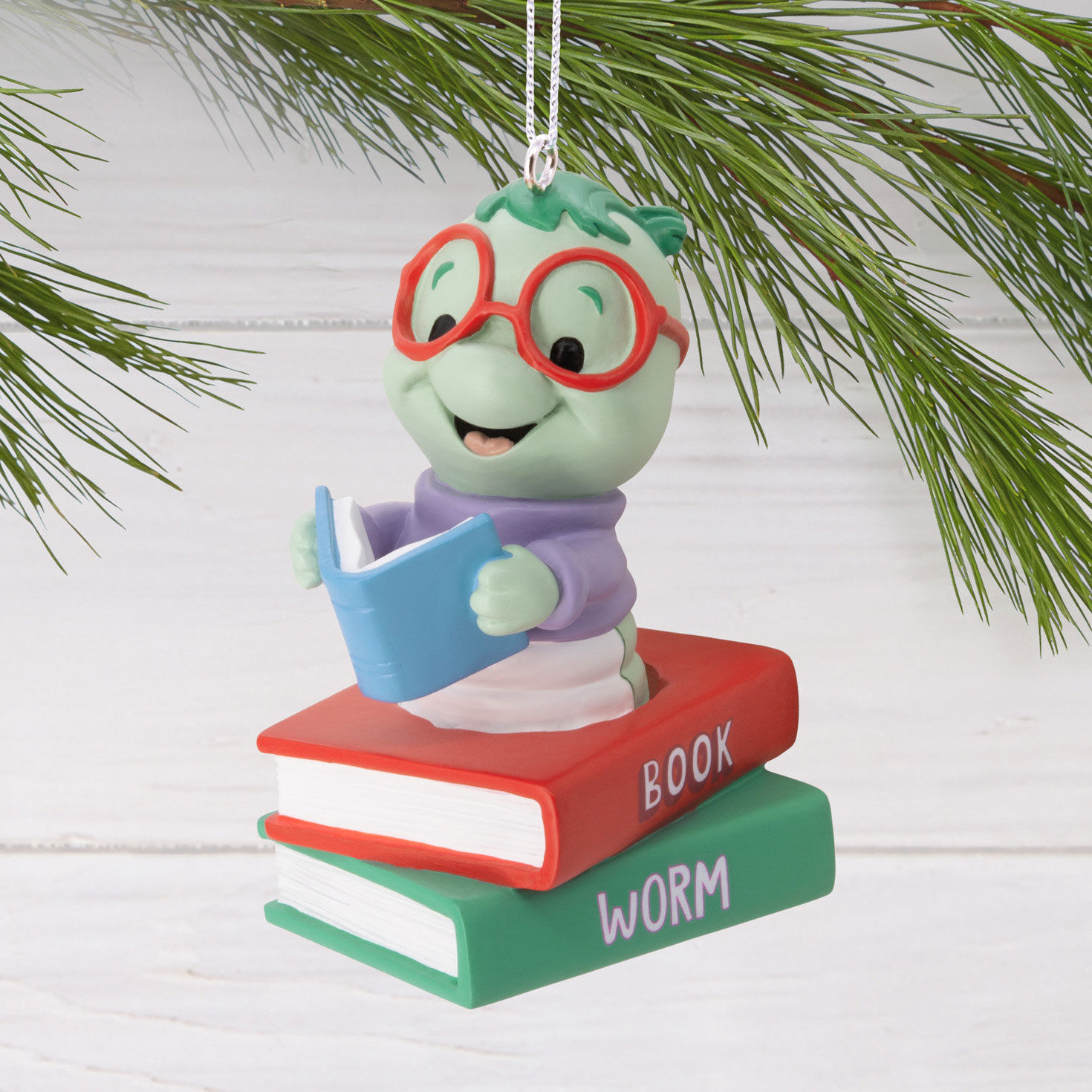 Bookworm Hallmark Ornament - Hallmark Ornaments | Hallmark