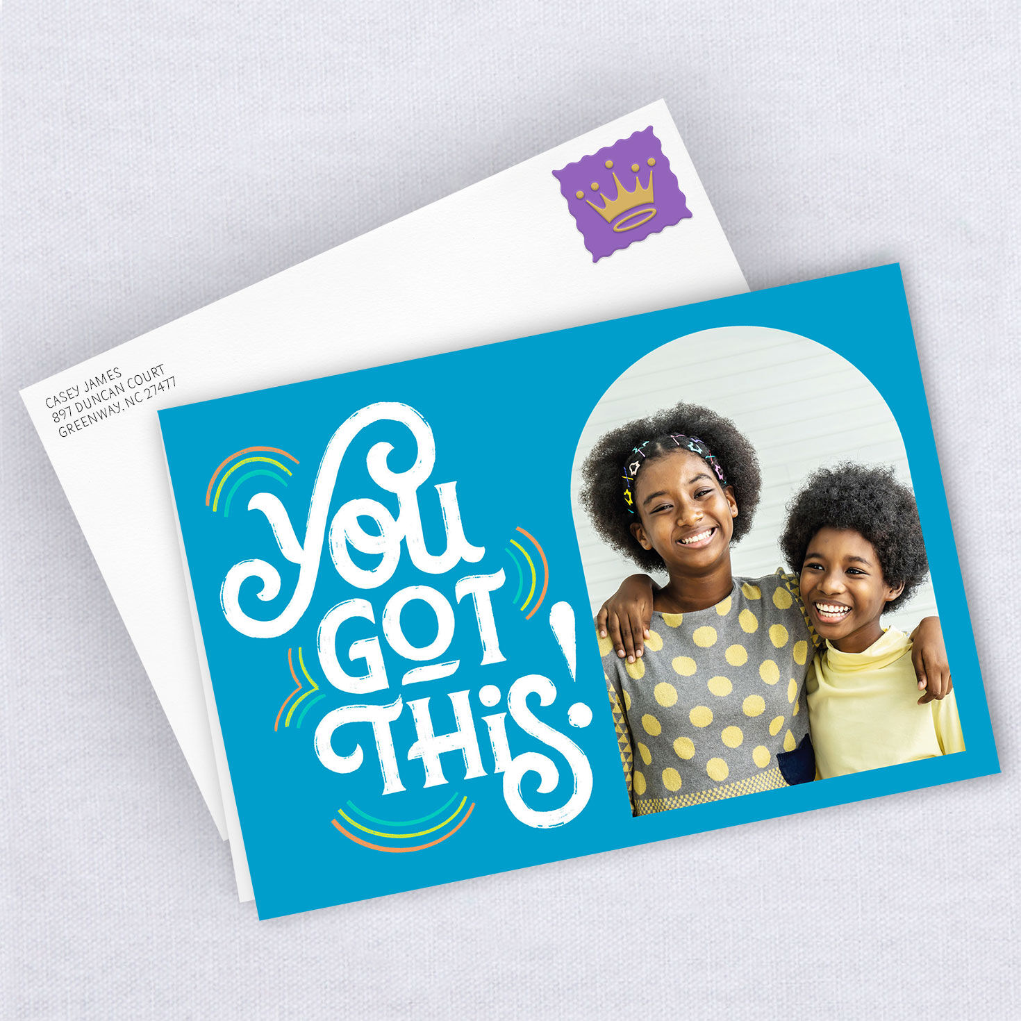 Personalized You Got This Encouragement Photo Card - Greeting Cards ...