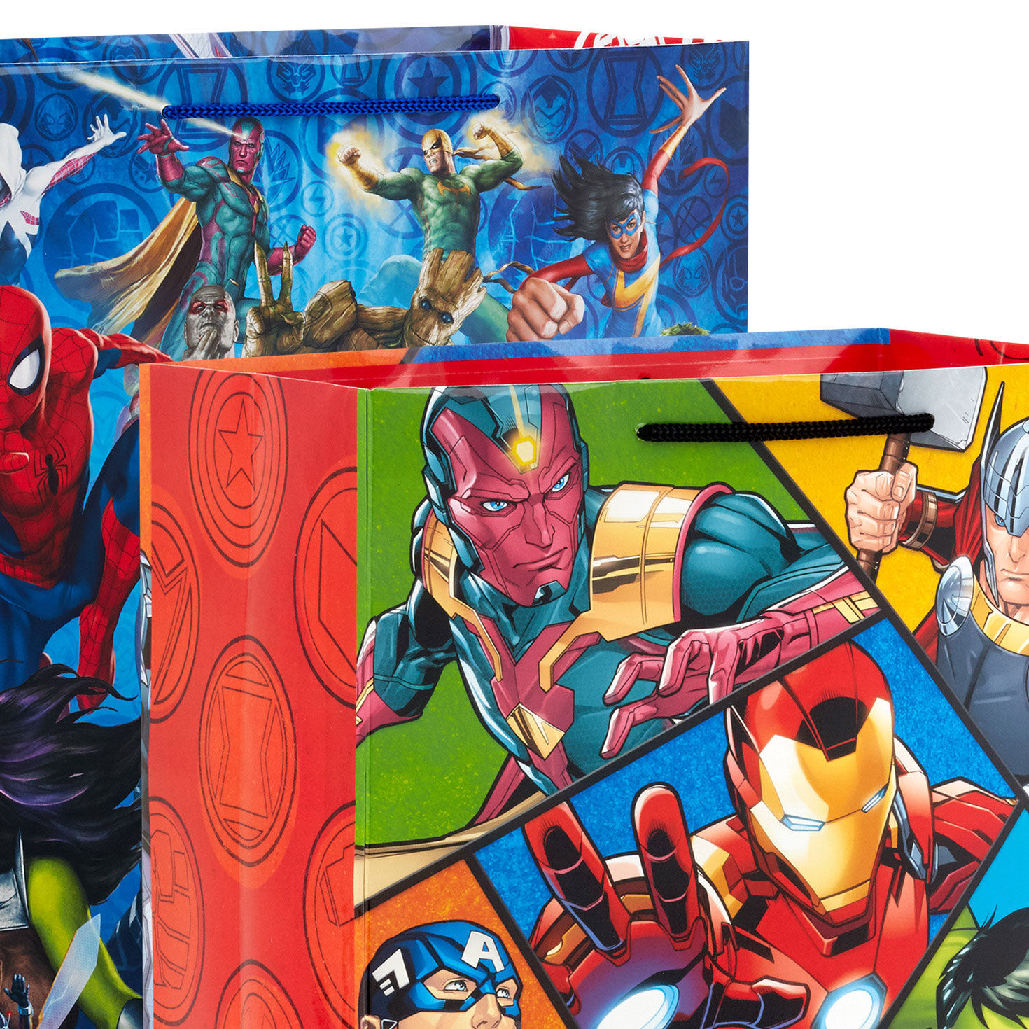 Marvel Super Heroes 2-Pack Assorted Large and XL Gift Bags - Gift Bags ...