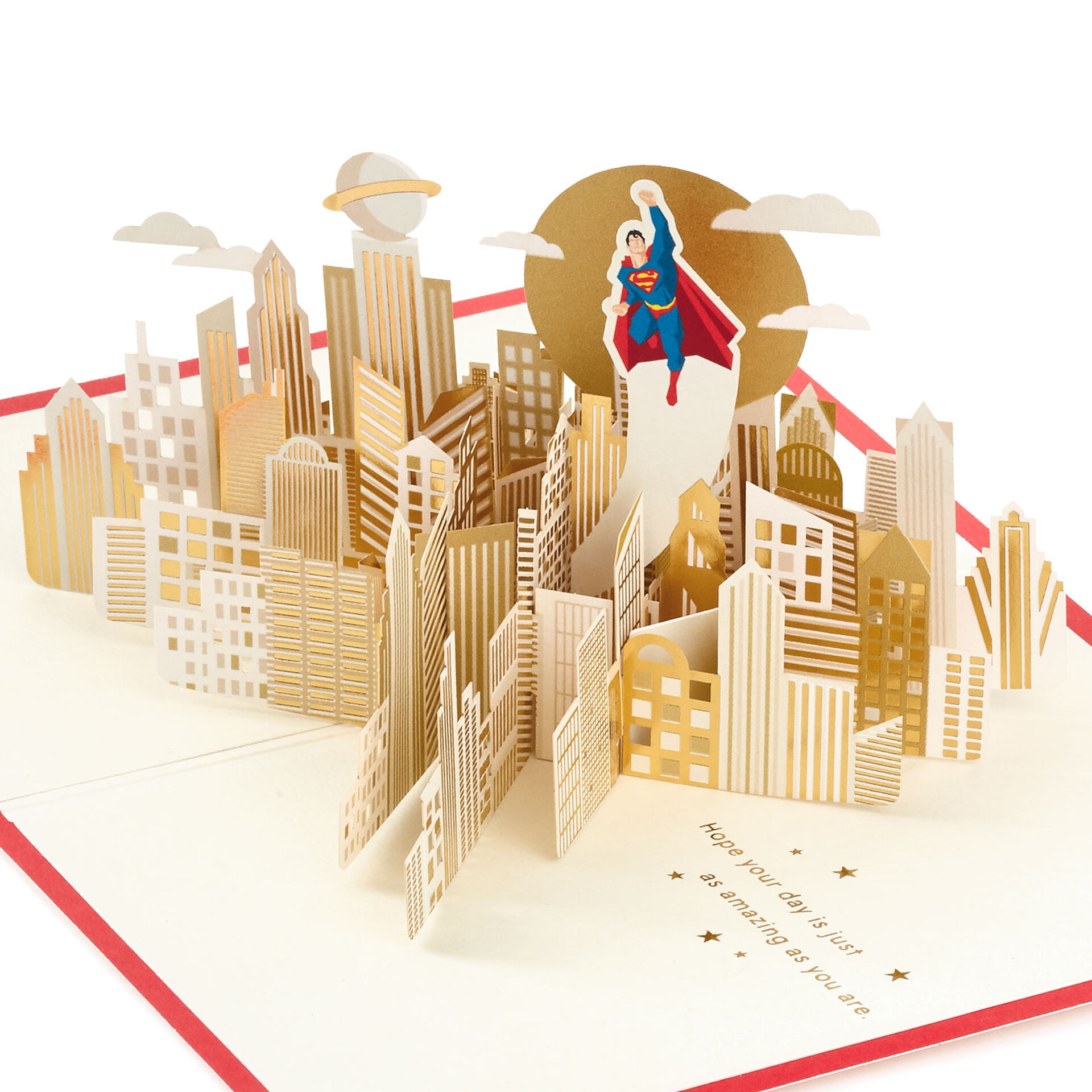 DC Comics™ Superman™ Celebrating You 3D Pop-Up Card - Greeting Cards ...