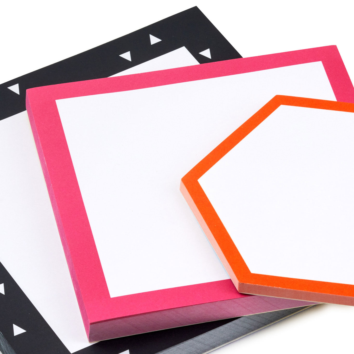 Black, Pink and Orange Memo Pad 3-Pack - Office Supplies | Hallmark