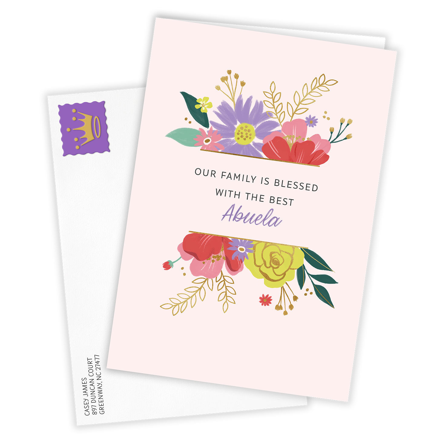 Our Blessed Family Custom Love Card for Her - Greeting Cards | Hallmark