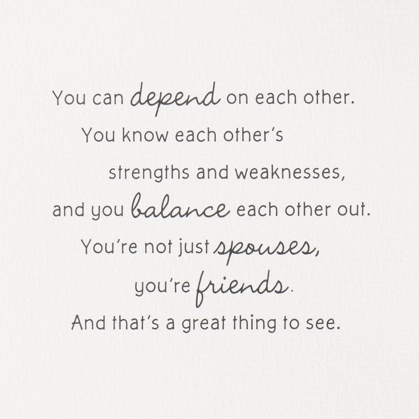 You Have Each Other Anniversary Card for Couple - Greeting Cards | Hallmark